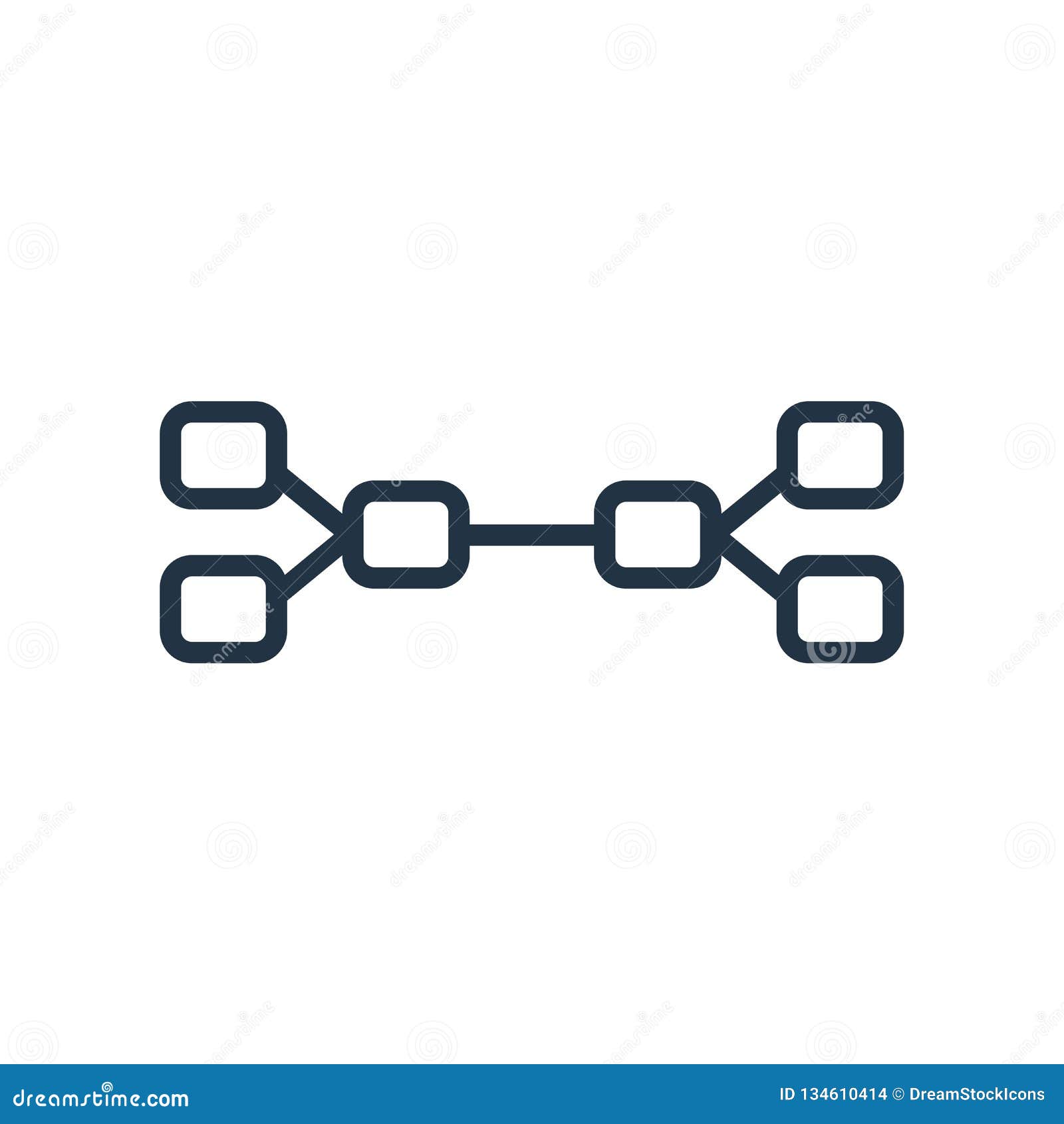 Branch Icon Vector Isolated On White Background, Branch Sign Stock ...