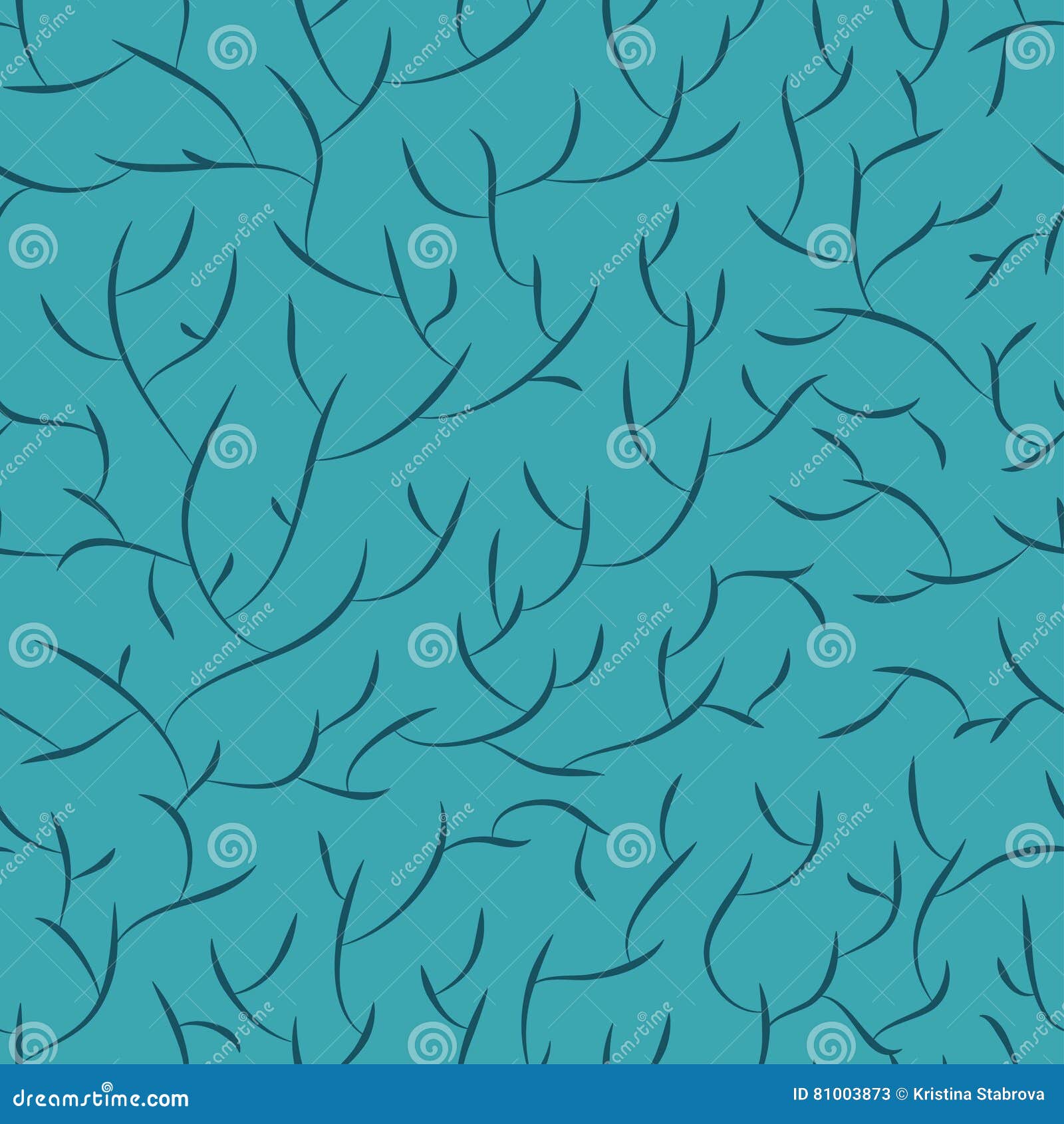 Branch Lines. Seamless Pattern Stock Vector - Illustration of decor ...