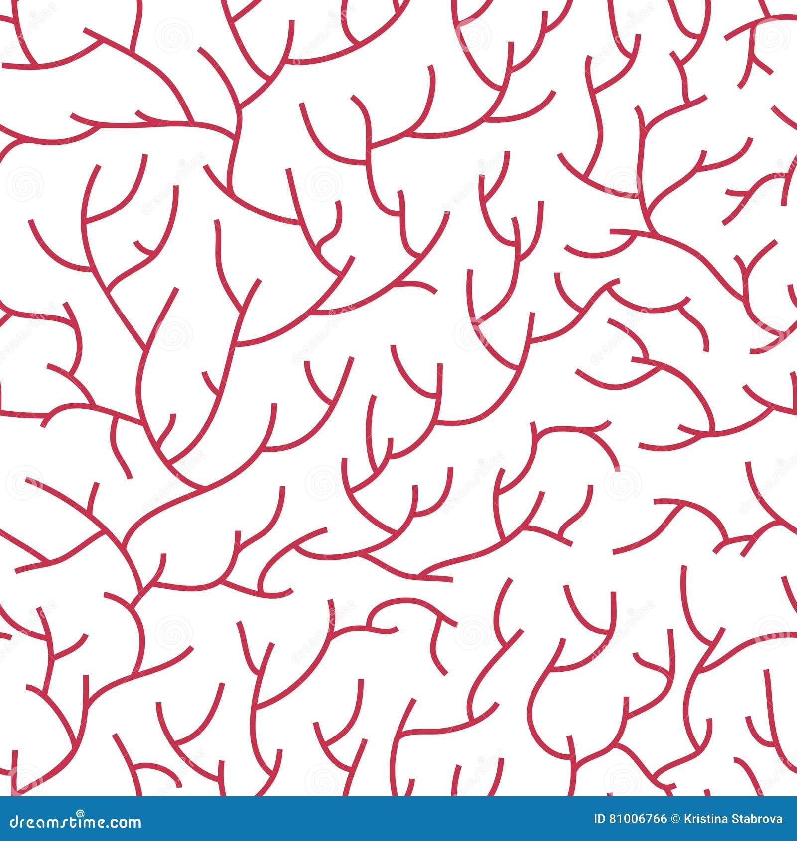 Branch Lines. Seamless Pattern Stock Vector - Illustration of ...