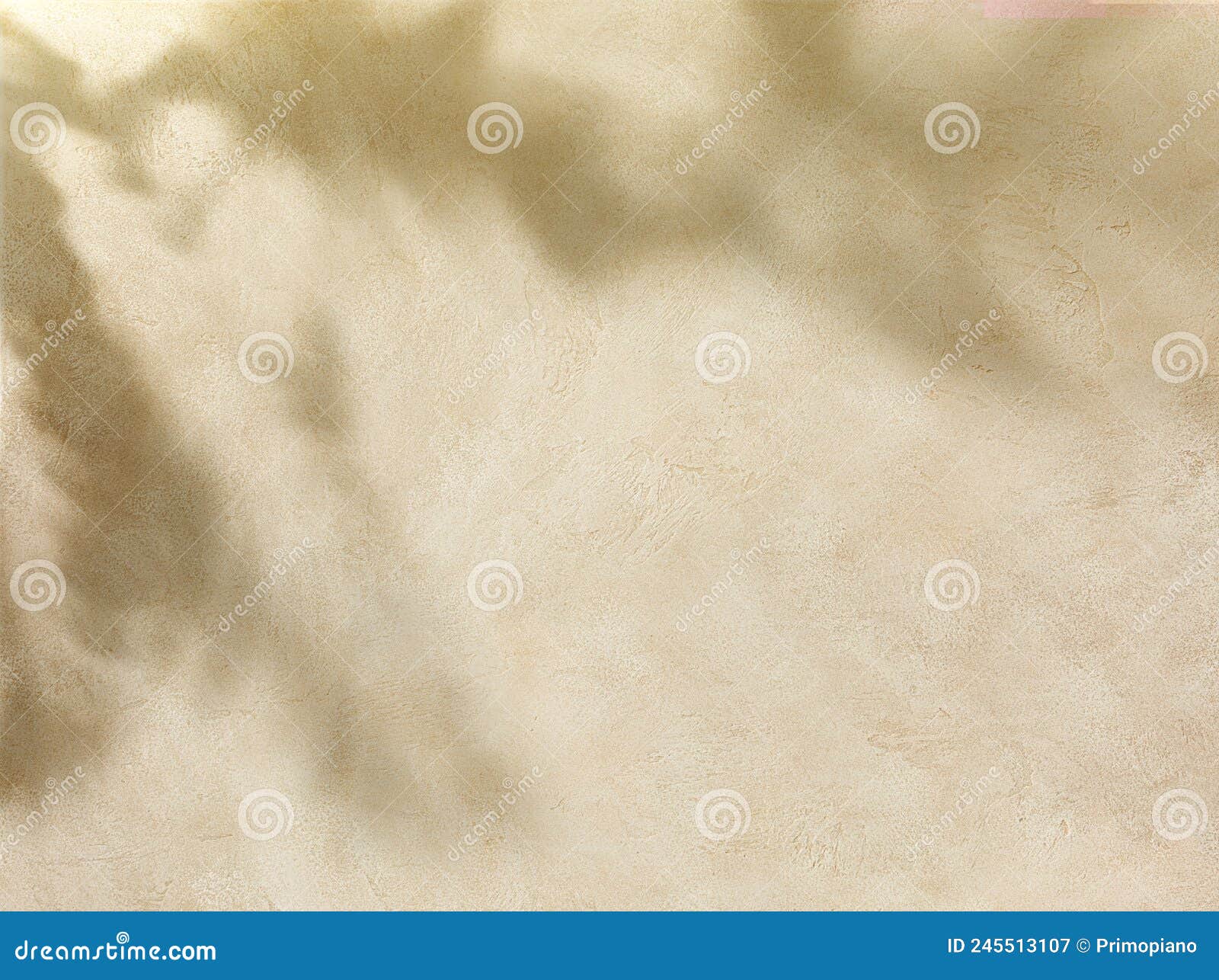 Branch Shade with Sunlight on Pastel Concrete Wall Texture Stock Image ...