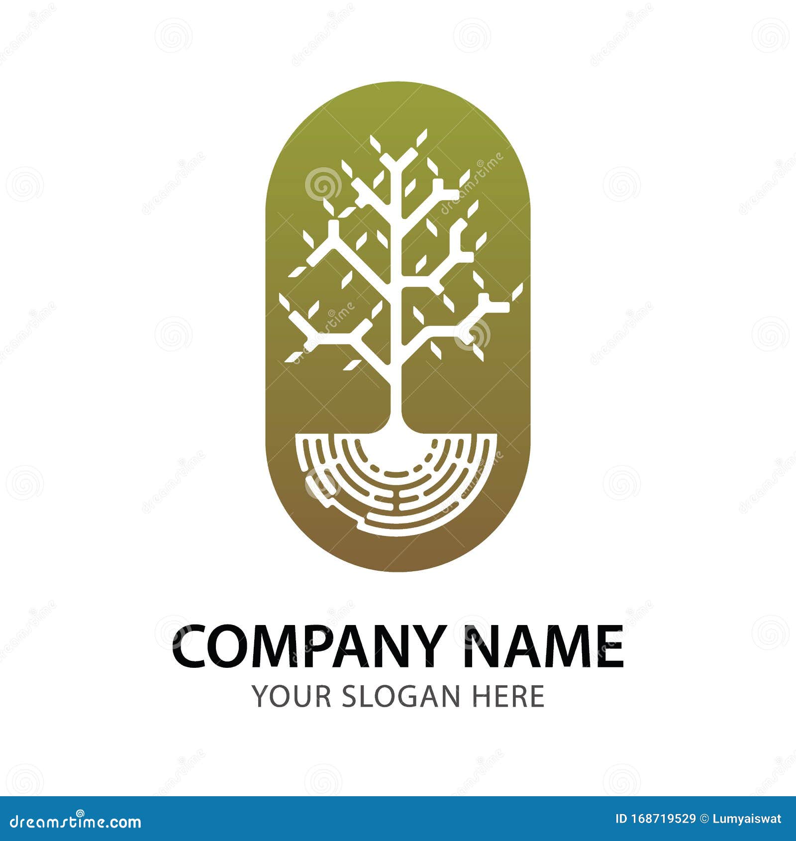Abstract Branch and Tree Logo for Company Vector Stock Vector ...