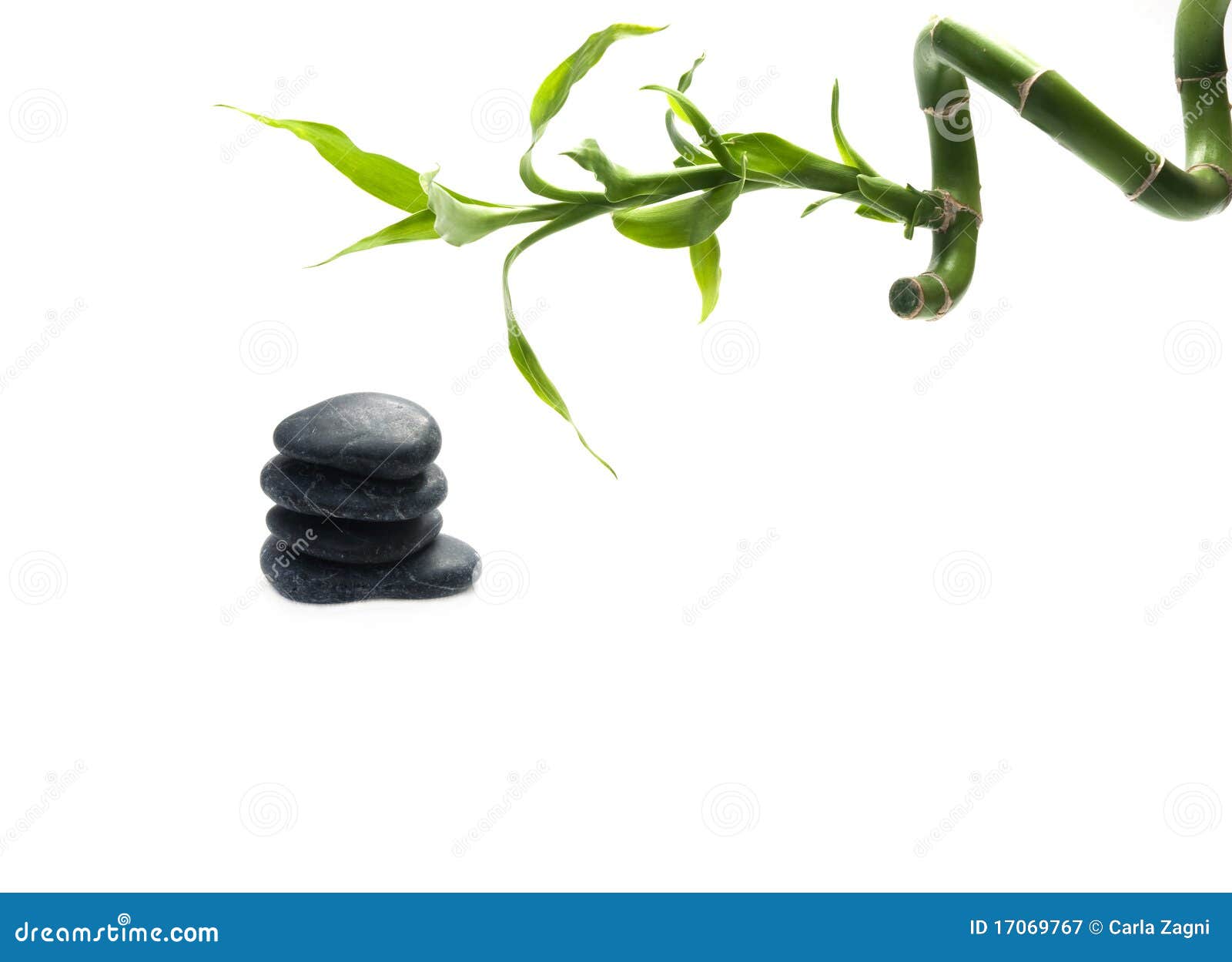 Branches Of Bamboo And Stones Stock Image - Image of leaf, background ...