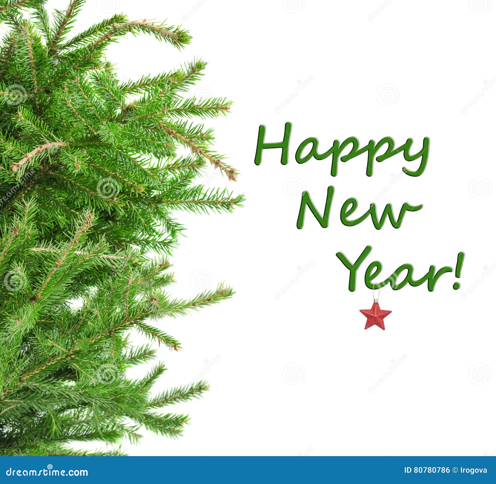 Branches of a Natural Fir-tree Star Stock Photo - Image of coniferous ...