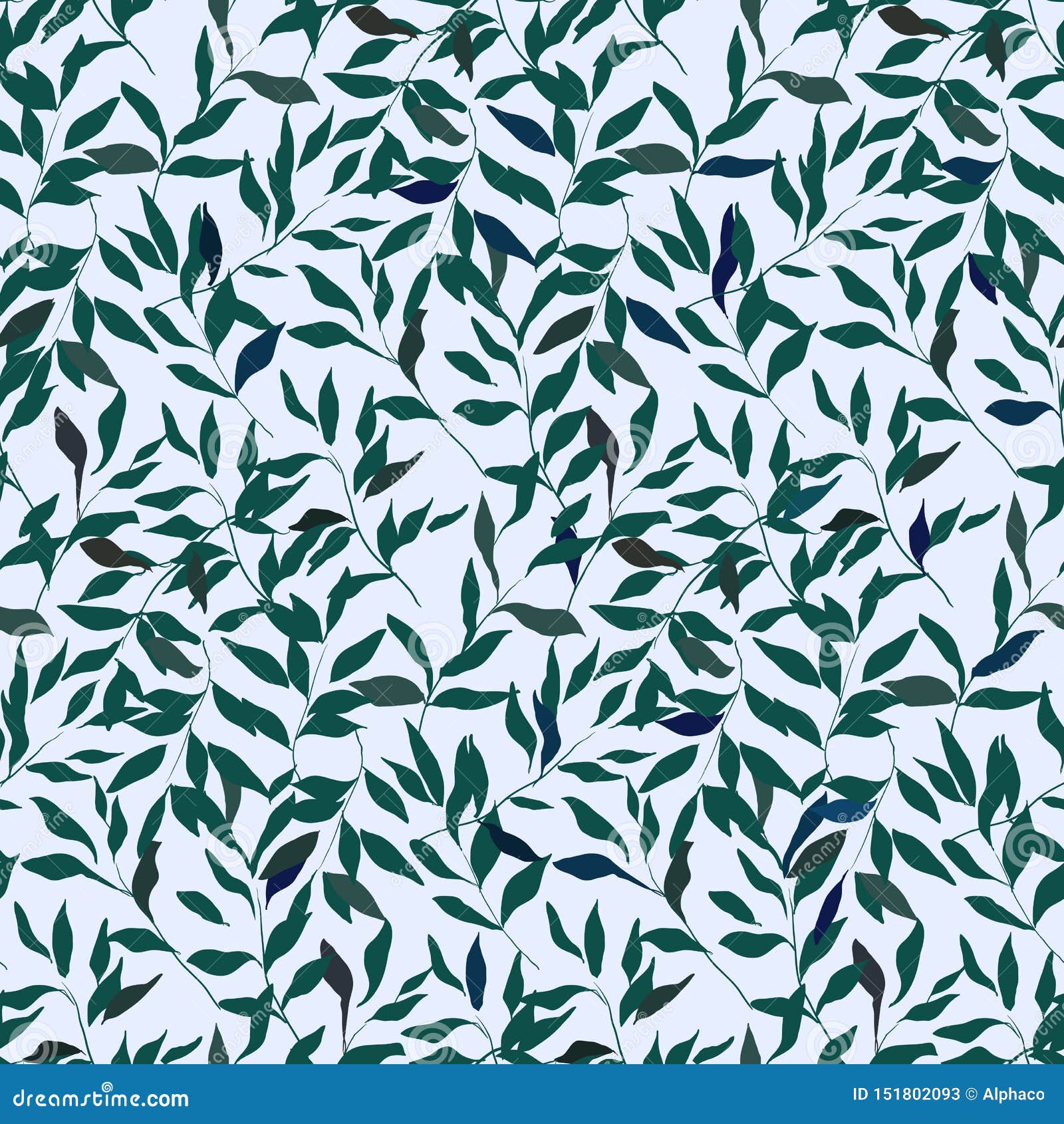 Branches seamless pattern stock vector. Illustration of print - 151802093