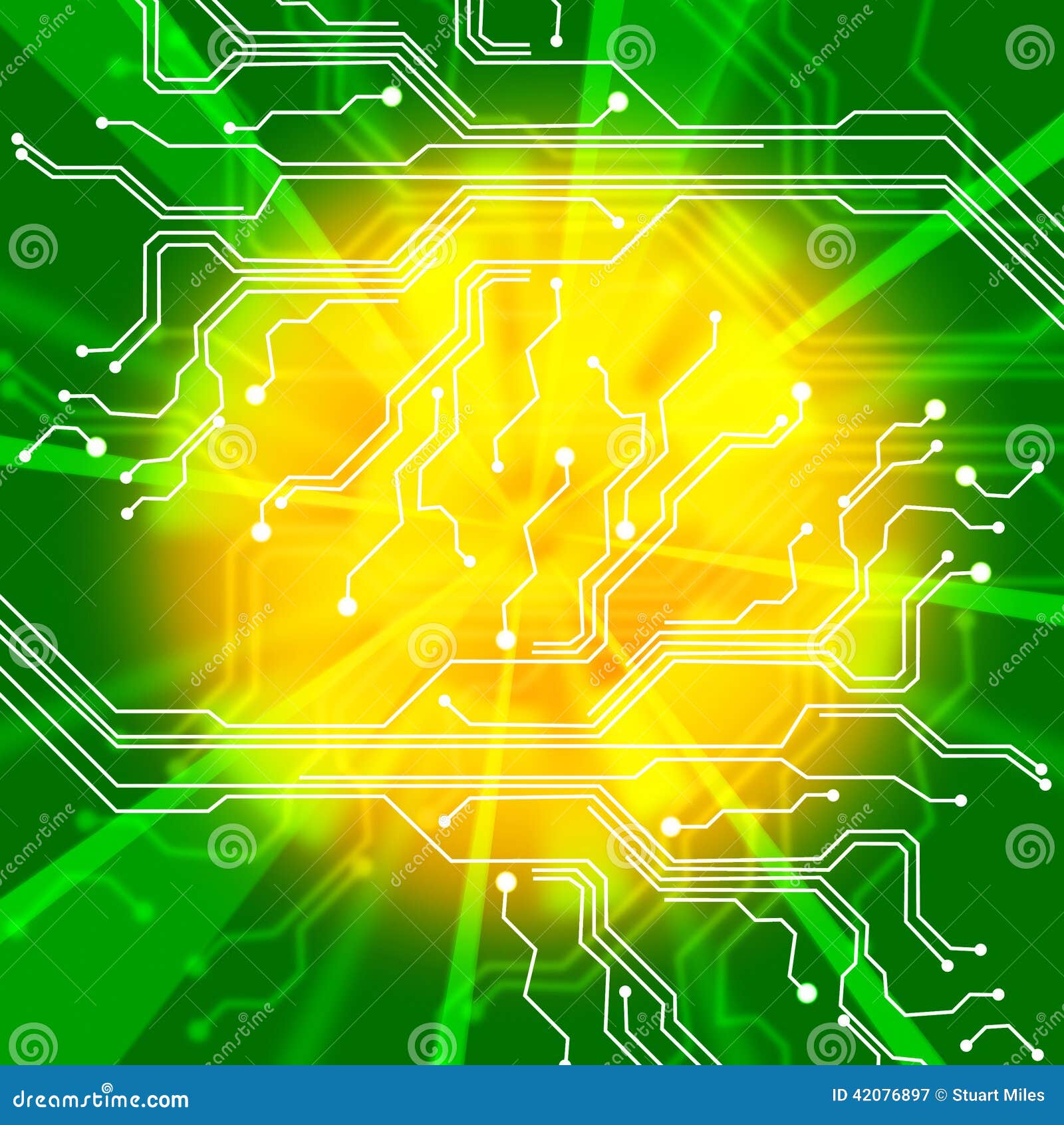 Branching Out Background Shows Network Internet or Intranet Stock ...
