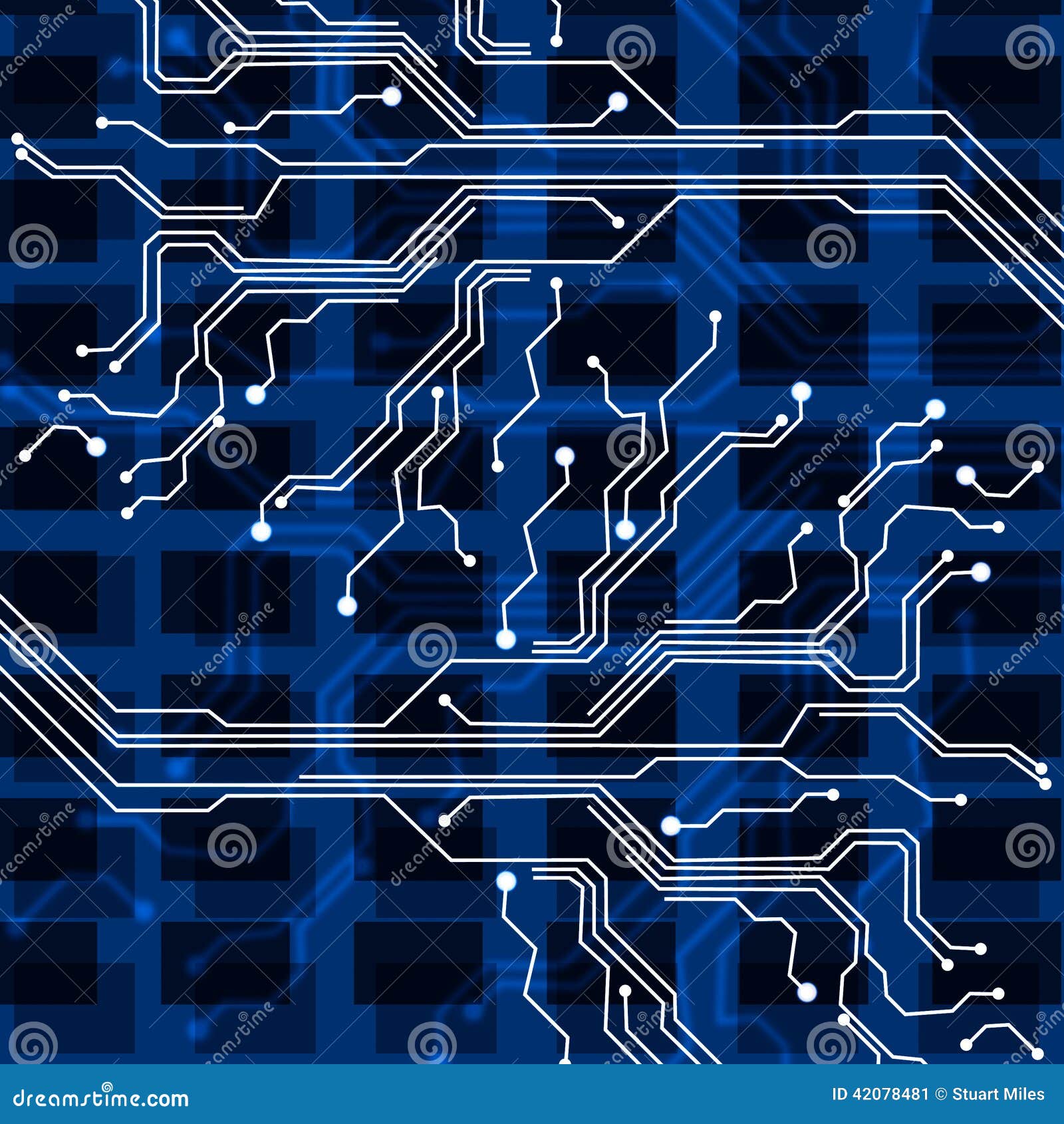 Branching Out Background Shows Sending Data and Connecting Stock ...