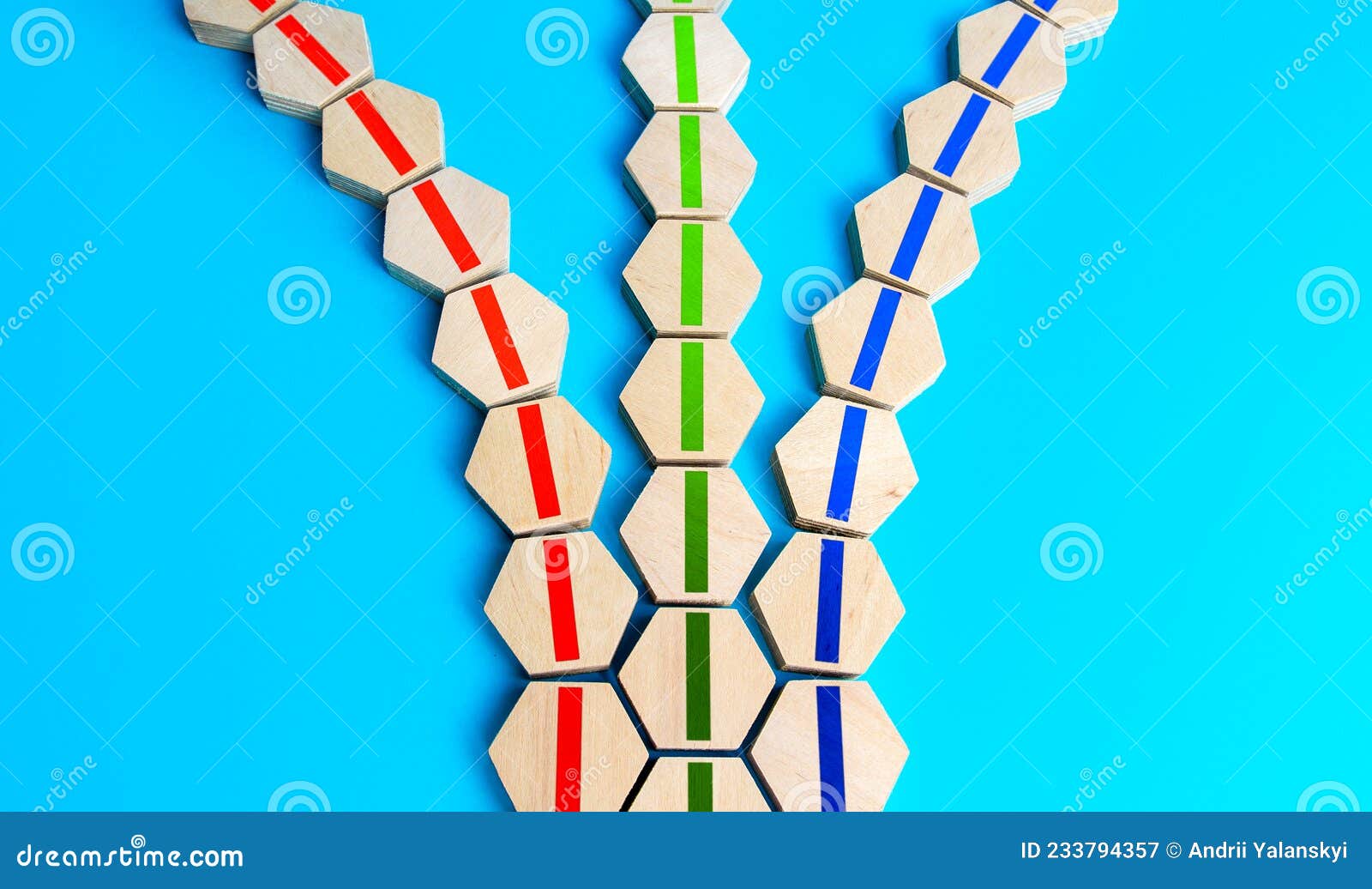 Branching Out Lines In Different Directions. Multi-vector And ...