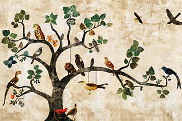 A Branching Tree Diagram Depicting the Evolution of Different Species ...