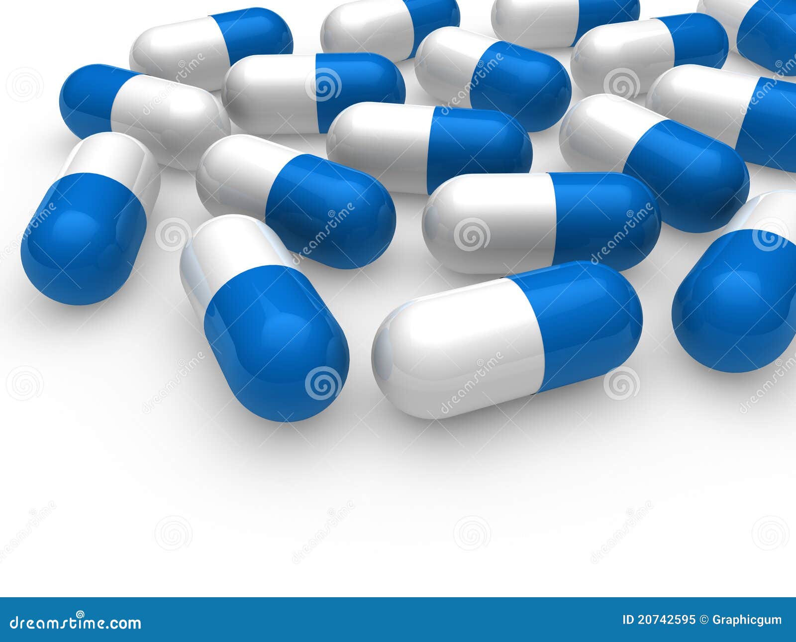 Branco Azul Do Comprimido 3d Ilustração Stock - Ilustração de tabuleta ...