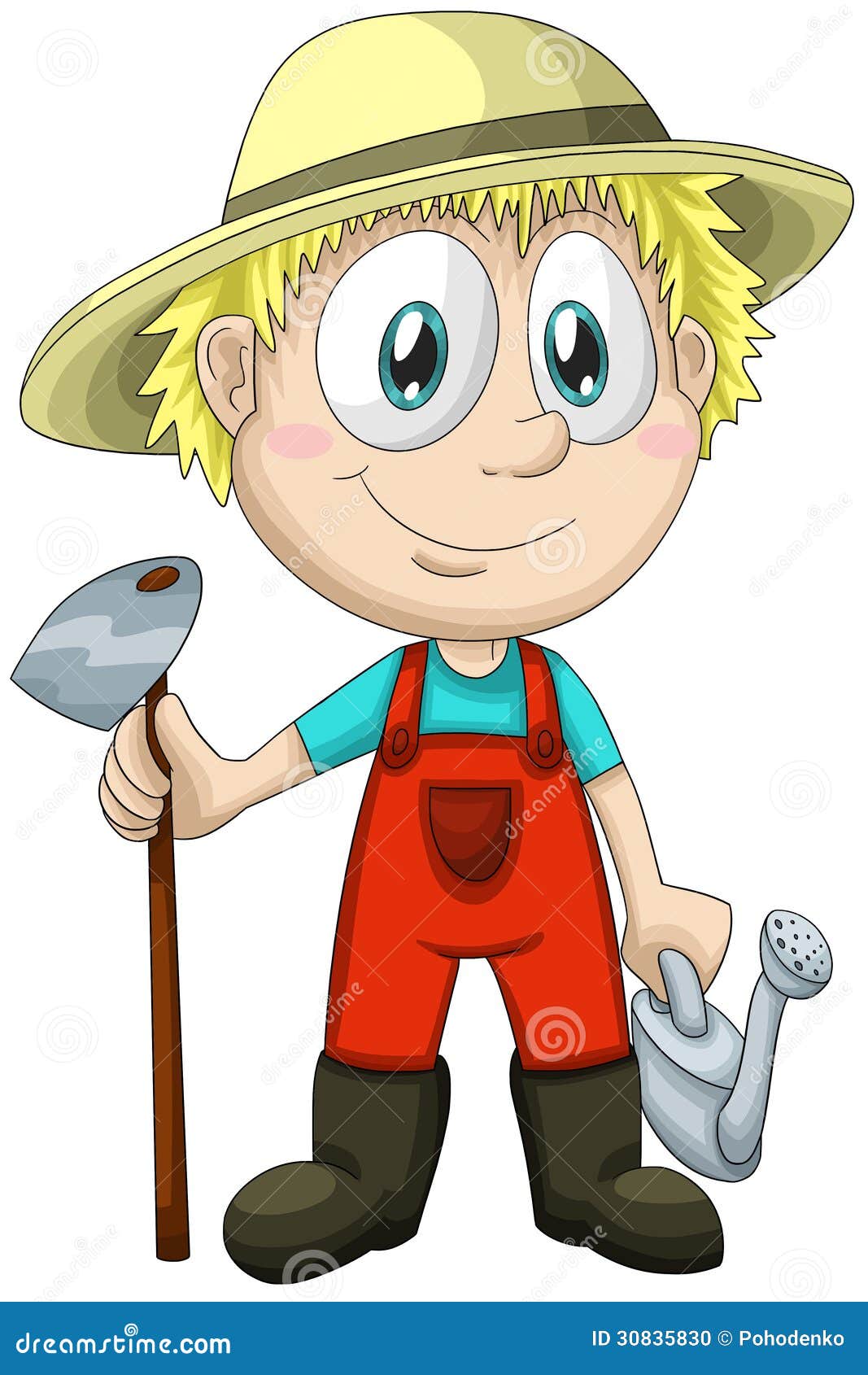 Branco Da Ilustração Do Estilo Dos Desenhos Animados Do Caráter Do