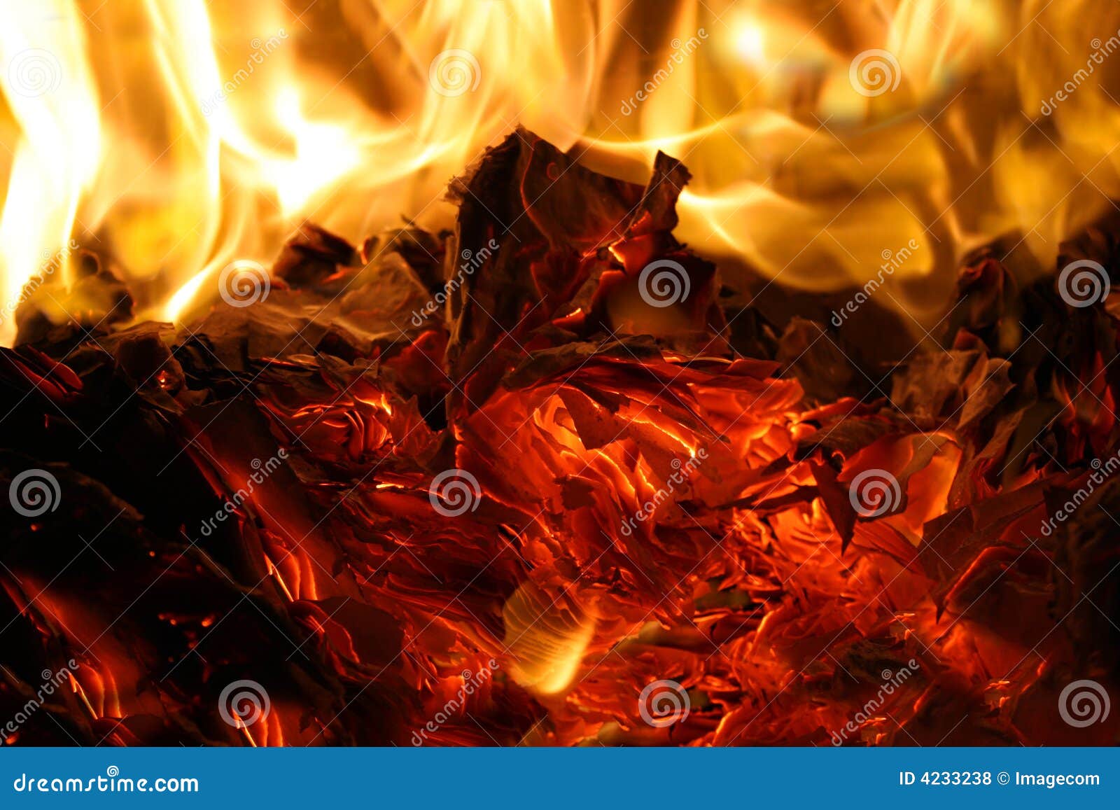 Brand stock foto. Image of conclusie, brand, opwindend - 4233238
