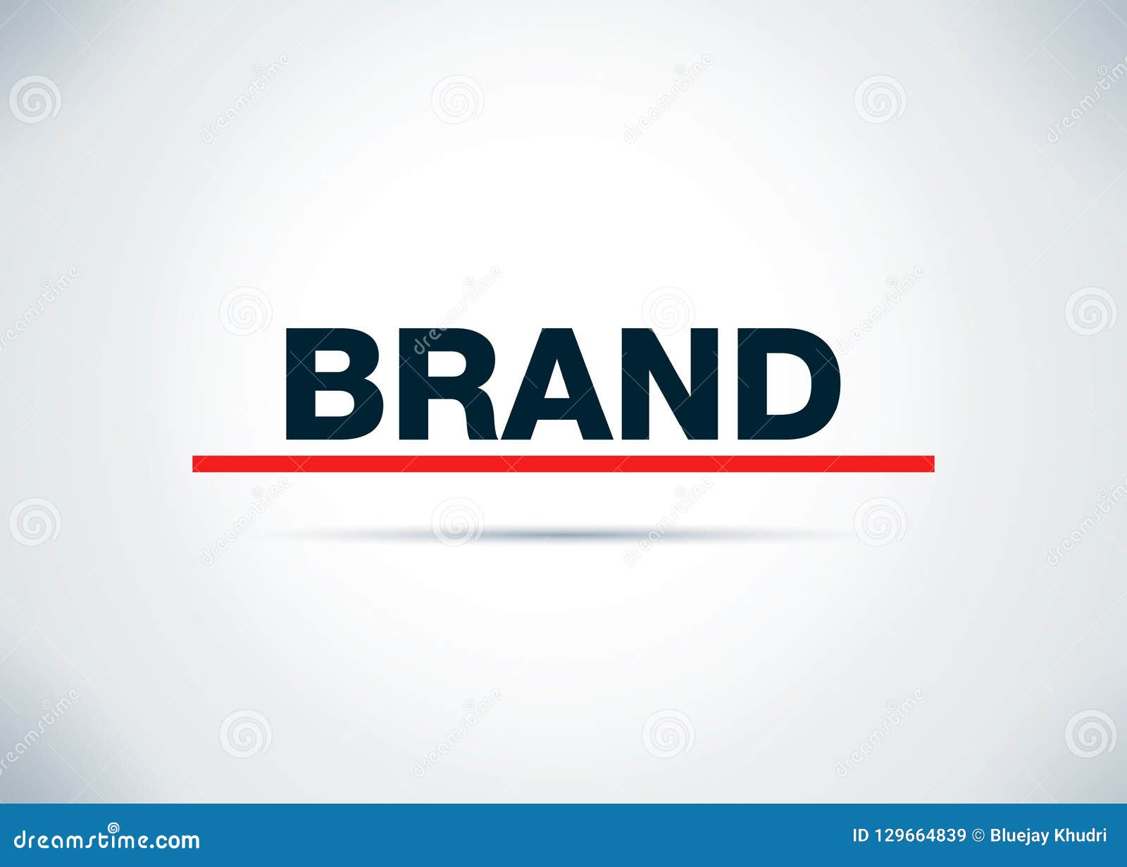 Brand Abstract Flat Background Design Illustration Stock Illustration ...