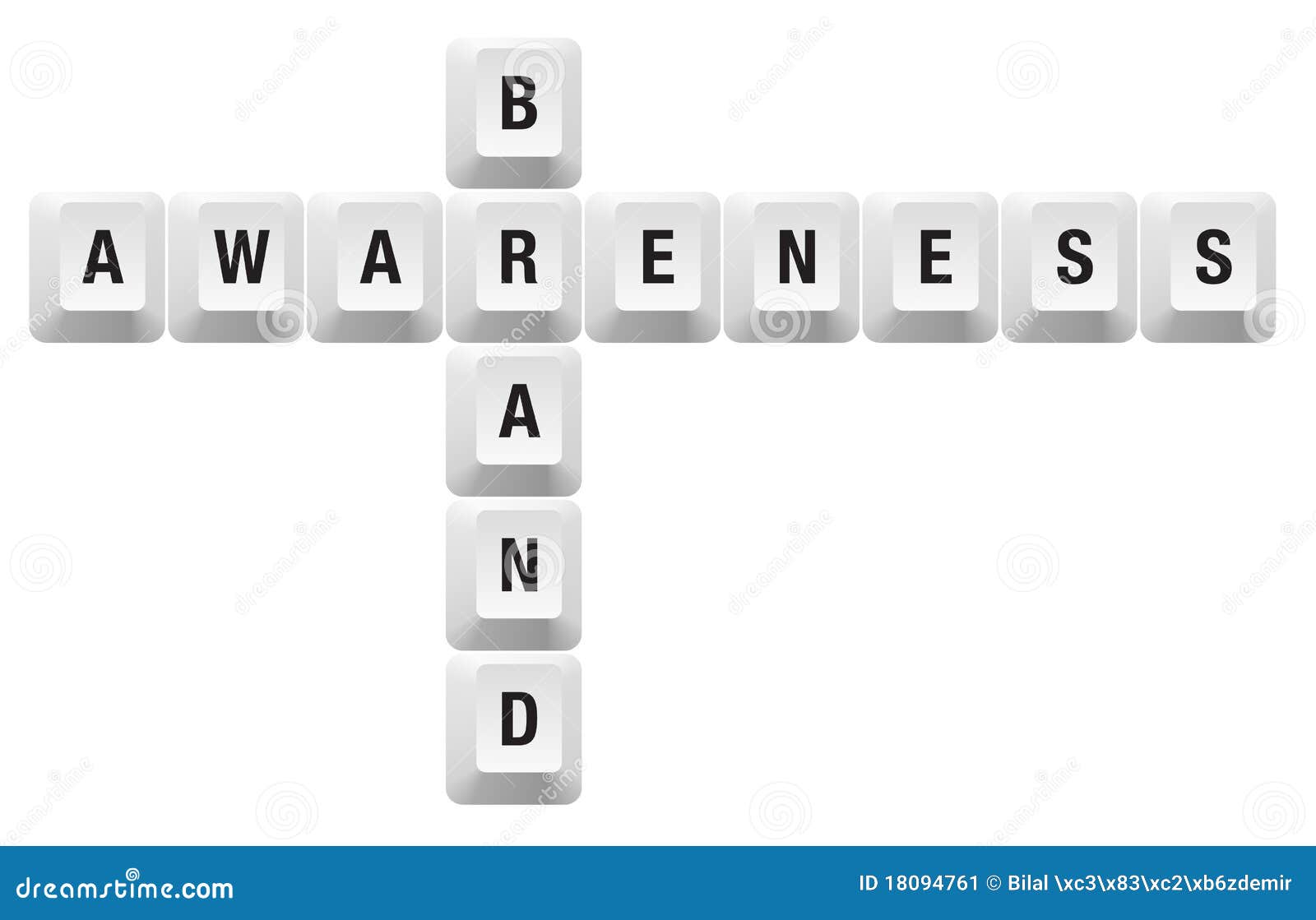 Brand Awareness Linear Icons Set. Recognition, Exposure, Visibility, Recall, Attention ...