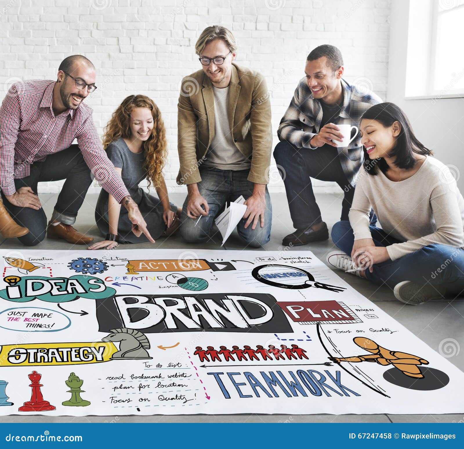 Brand Branding Strategy Marketing Creative Concept Stock Photo - Image ...