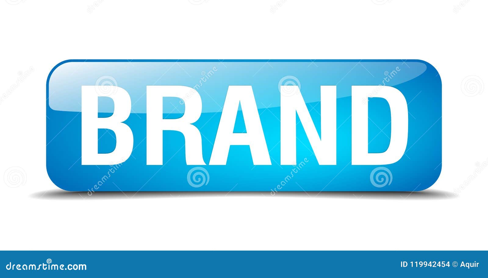 Brand button stock vector. Illustration of element, white - 119942454