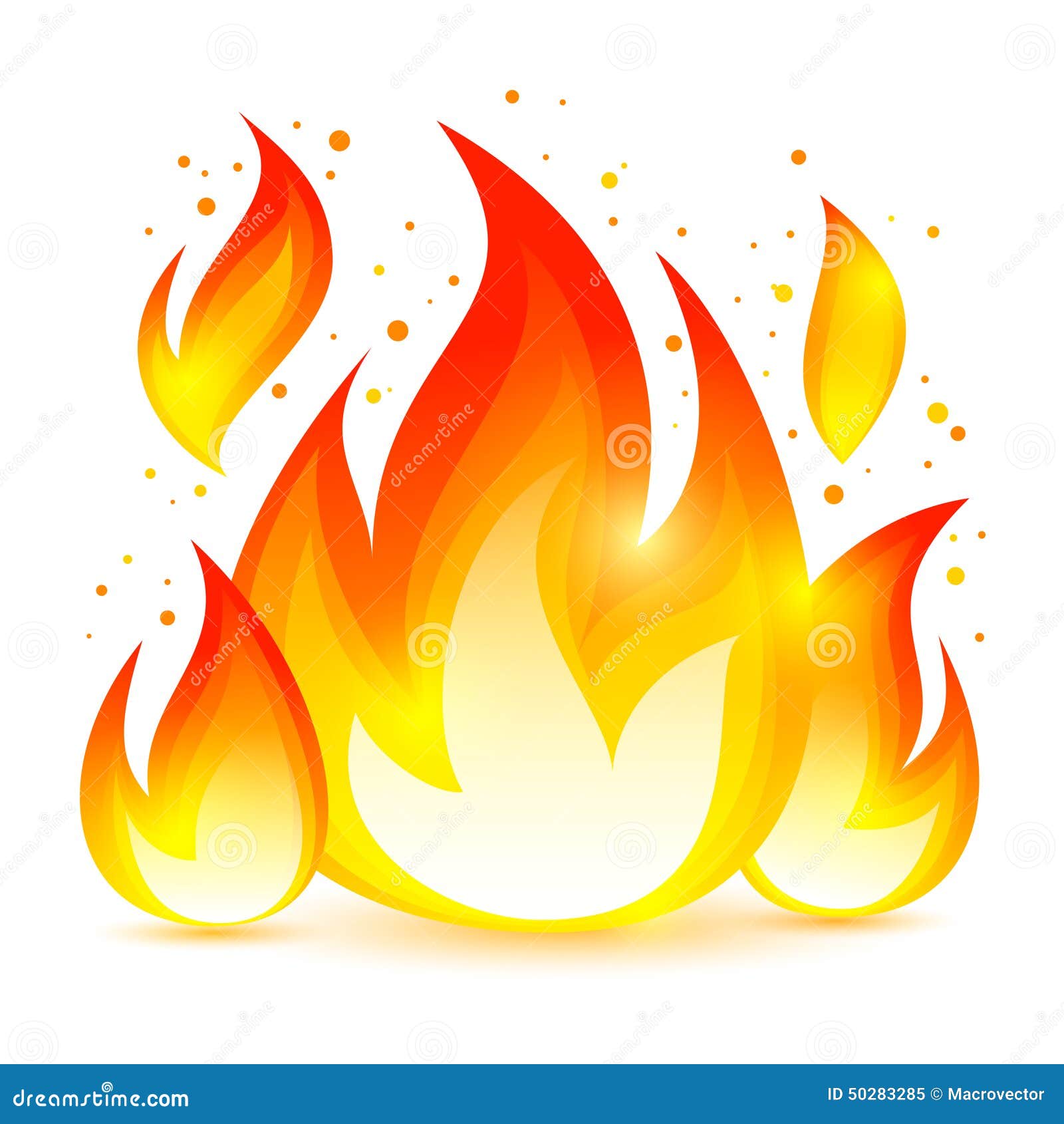 Brand Decoratief Pictogram vector illustratie. Illustration of hitte ...