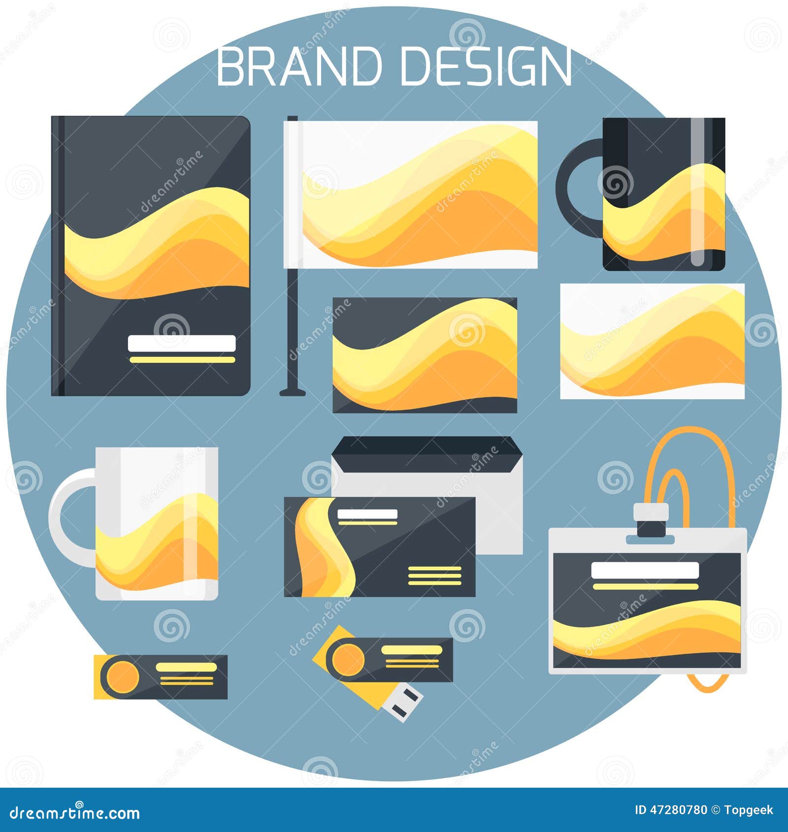 Brand Design stock vector. Illustration of promotional - 47280780