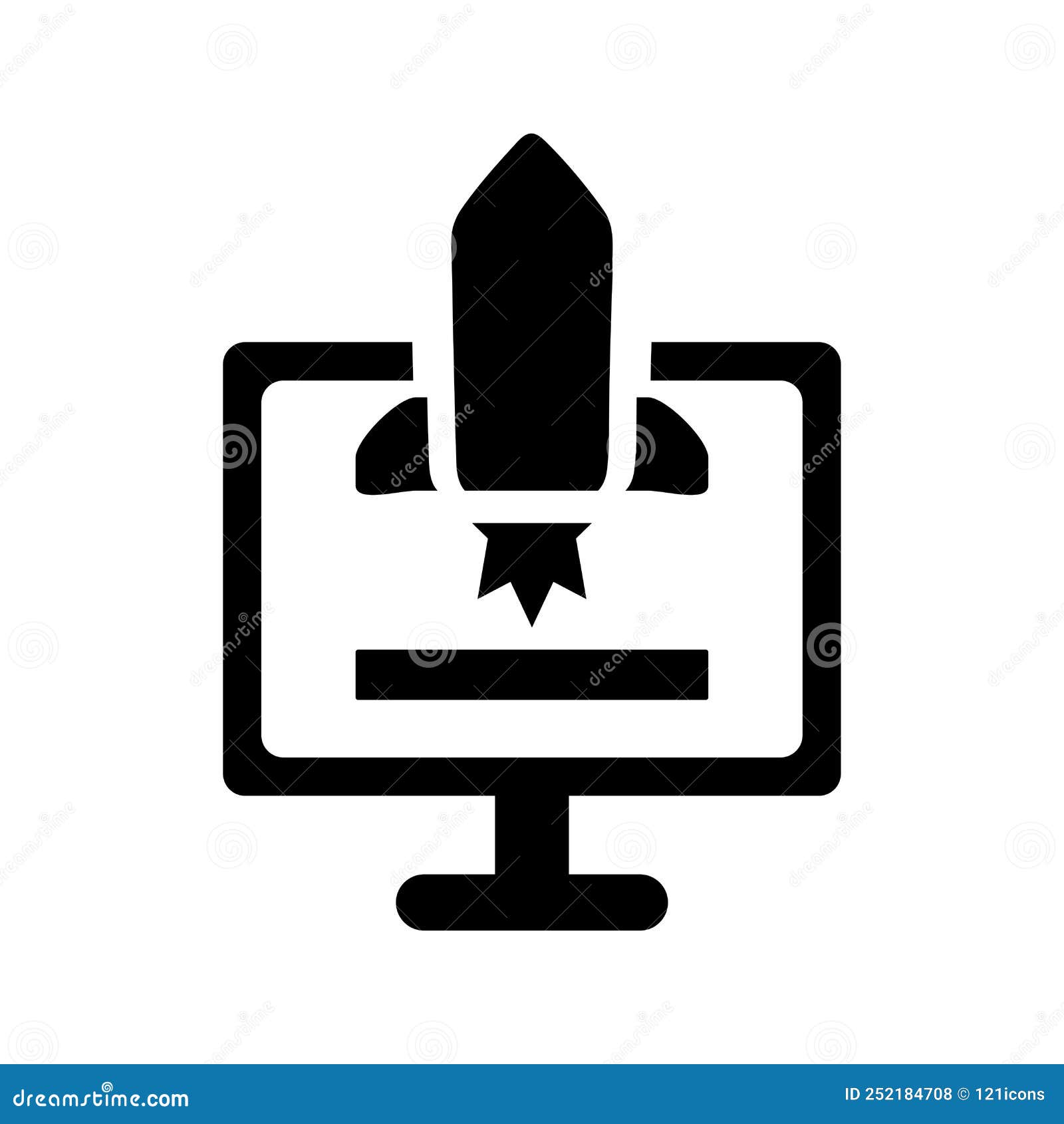 Brand Development Icon. Black Vector Graphics Stock Vector ...