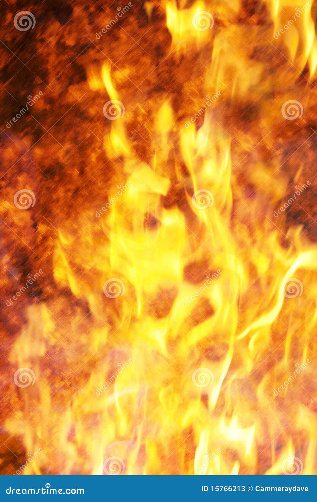 Brand En De Achtergrond Van Vlammen Stock Afbeelding - Image of ...