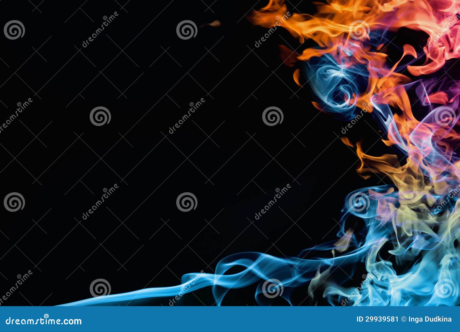 Brand en rook stock afbeelding. Image of vorm, motie - 29939581
