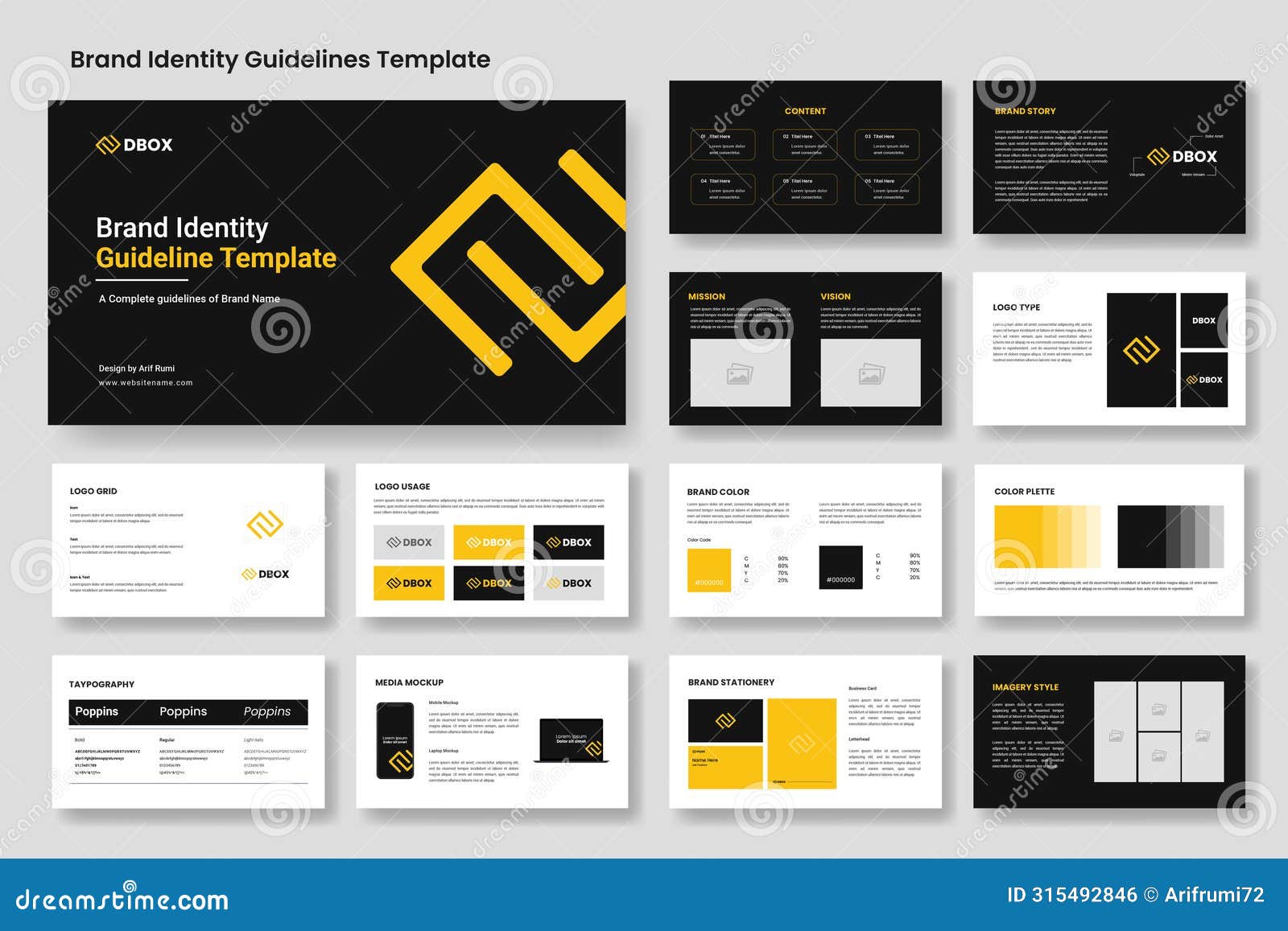 Brand Guidelines Presentation Template and Minimalist Corporate Brand ... Brand Guidelines Presentation Template and Minimalist Corporate Brand ...