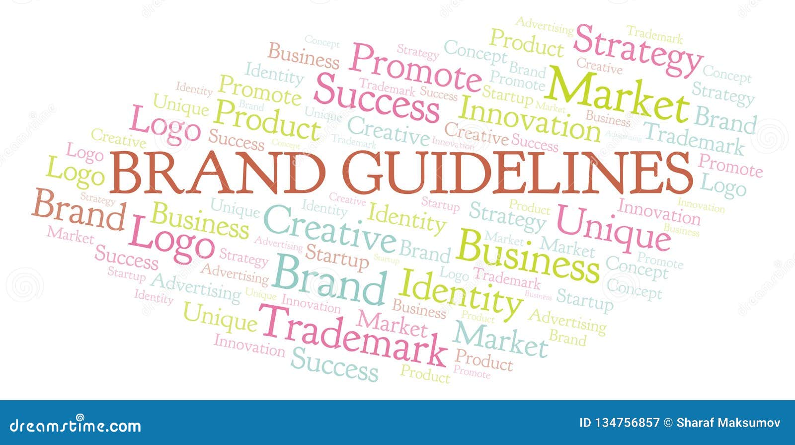 Red Brand Guidelines Template. Brand Manual Presentation In A4 Size ...