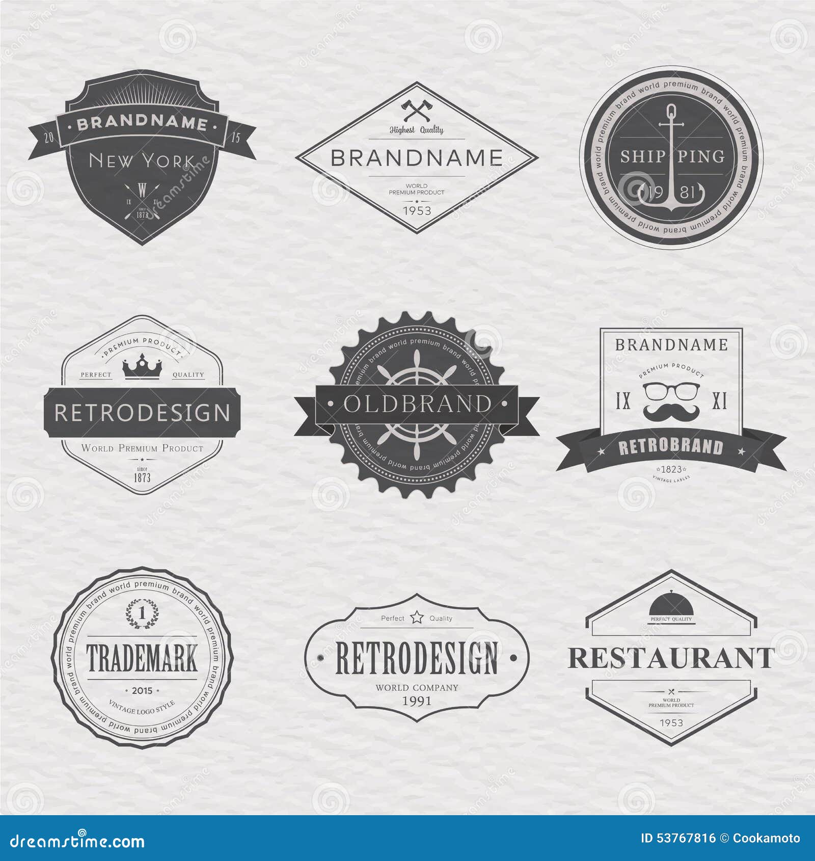 Brand and Logo Design, Old Tavern Badge Stock Vector - Illustration of ...