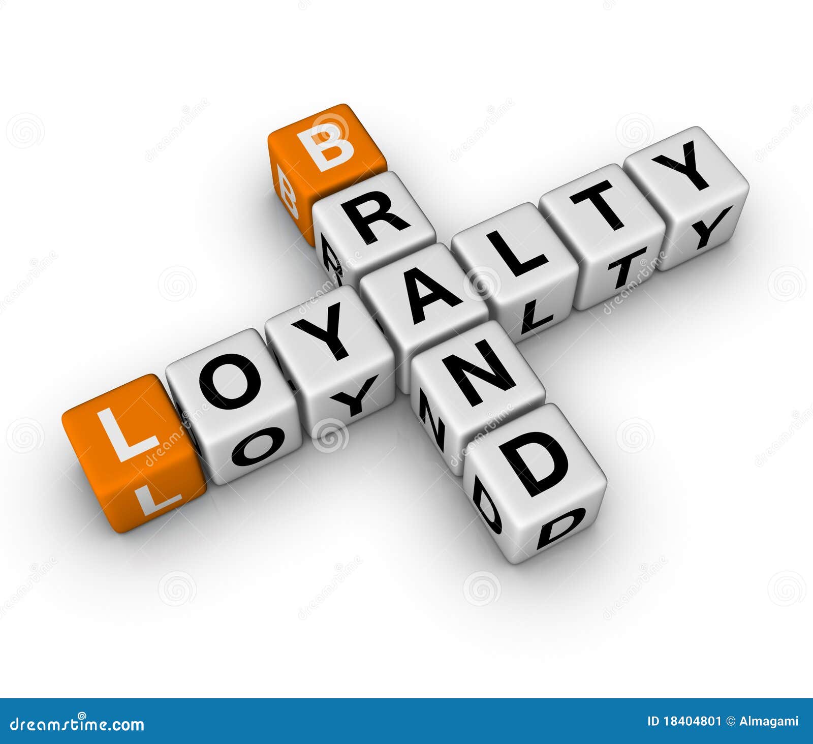 Brand and loyalty stock illustration. Illustration of symbol - 18404801