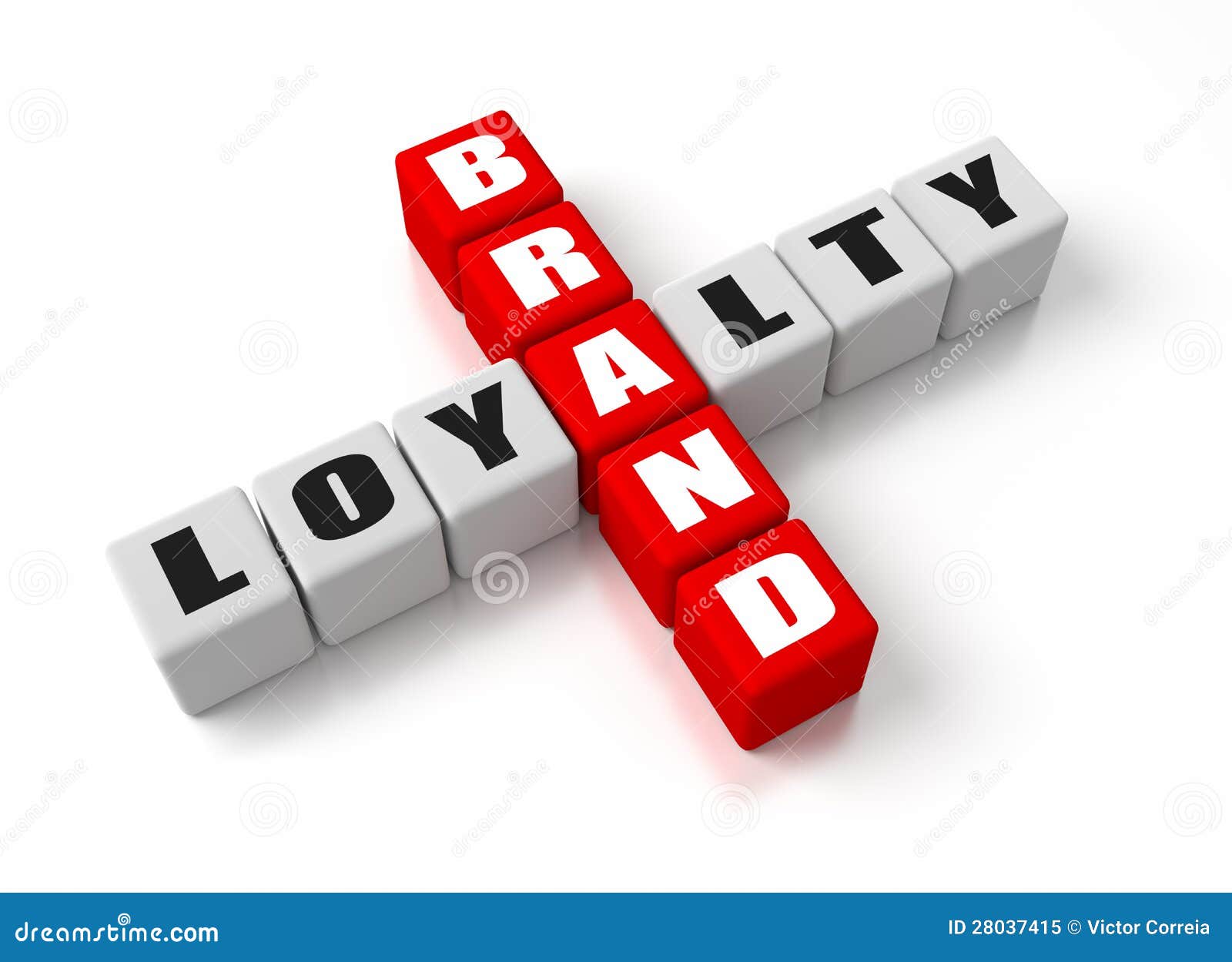 Brand Loyalty stock illustration. Illustration of word - 28037415