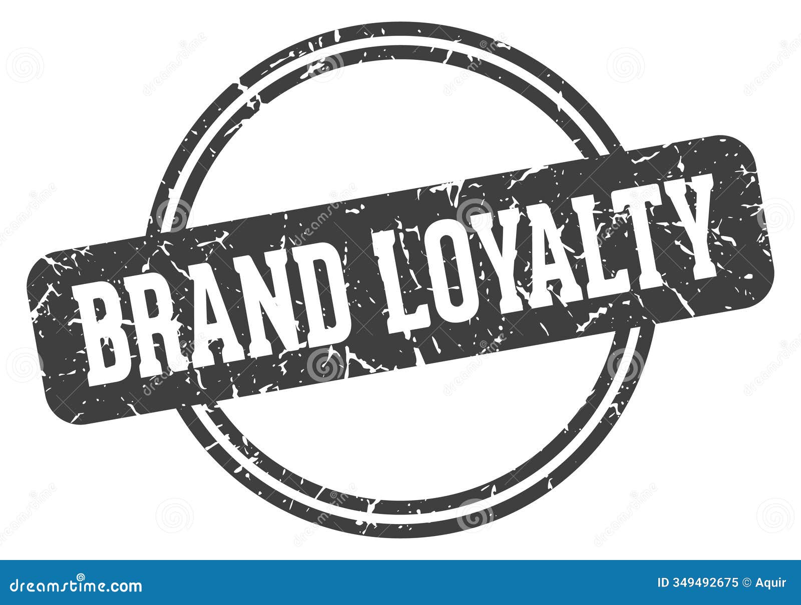 Brand loyalty stamp stock vector. Illustration of graphic - 349492675