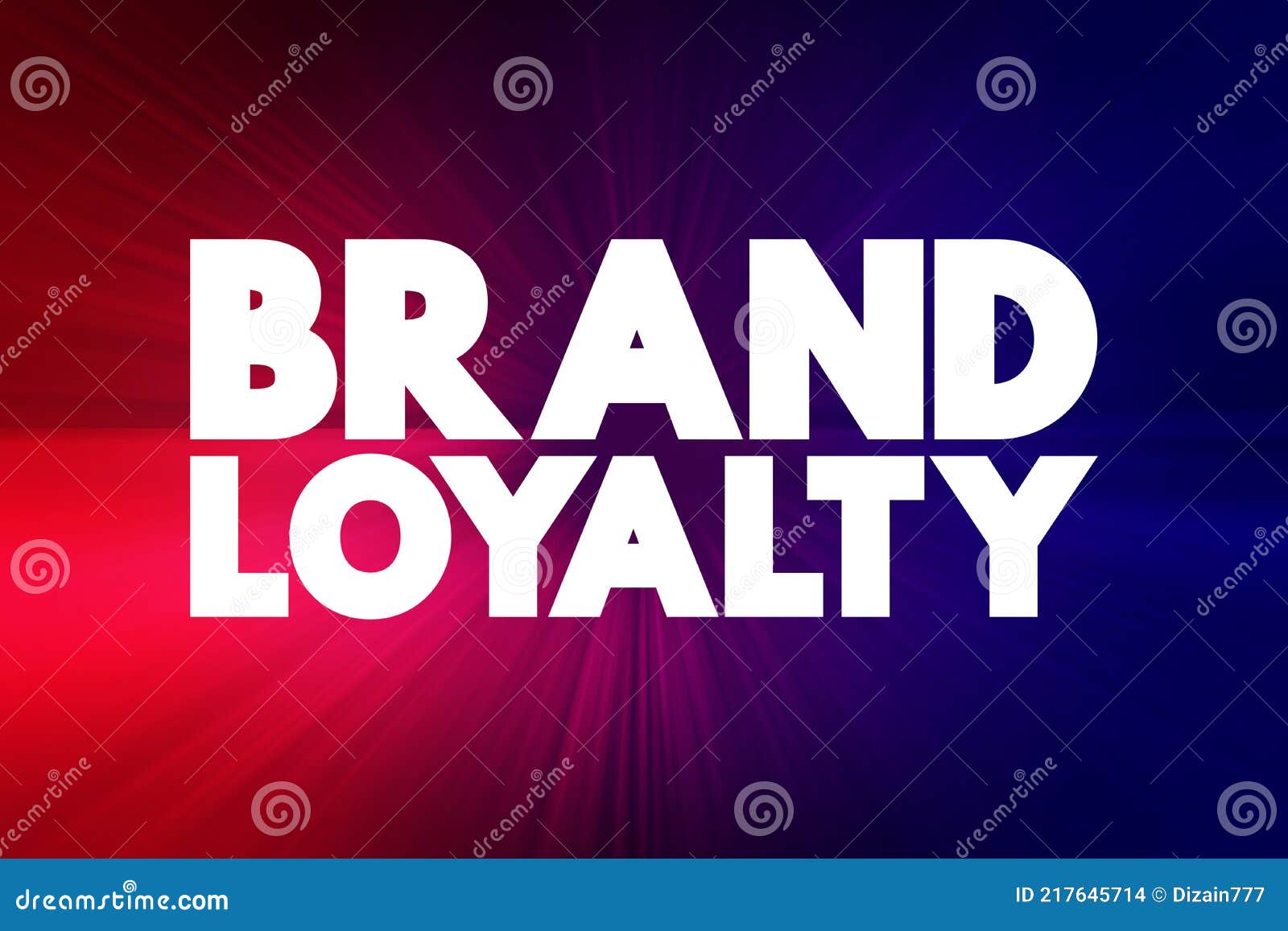 Brand Loyalty Text Quote, Concept Background Stock Photo - Image of ...