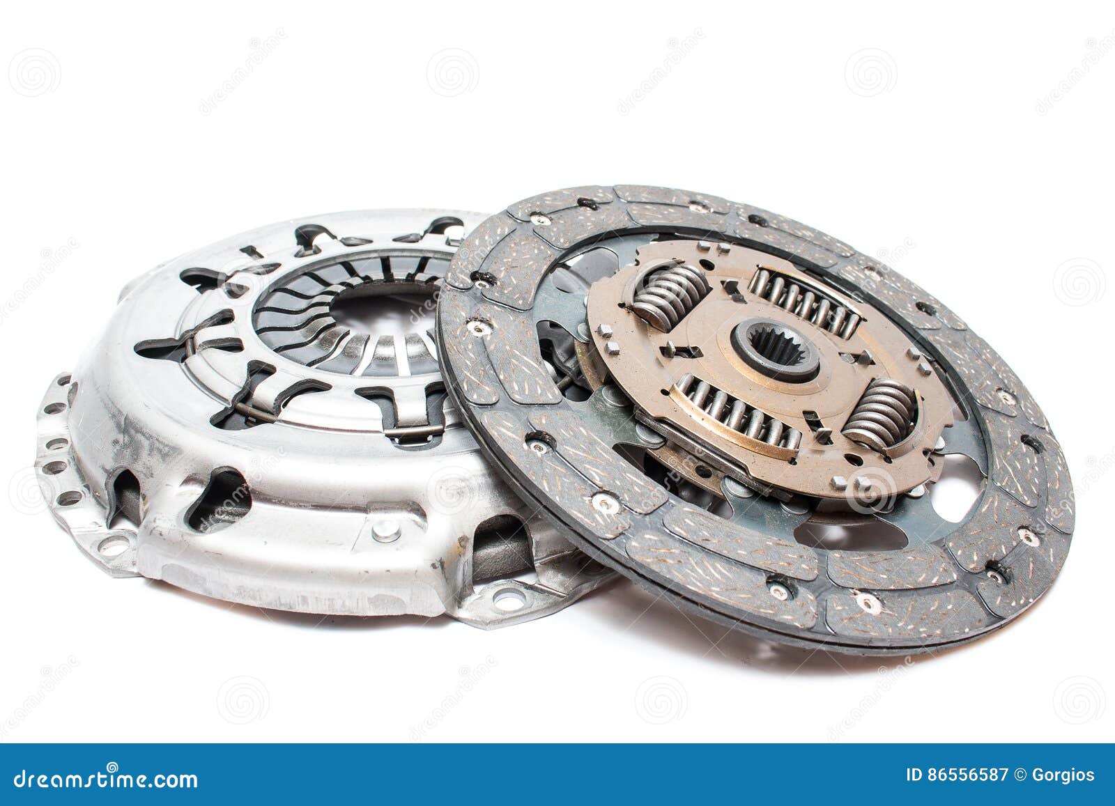 Brand New Clutch Kit on the White Background Stock Image - Image of ...