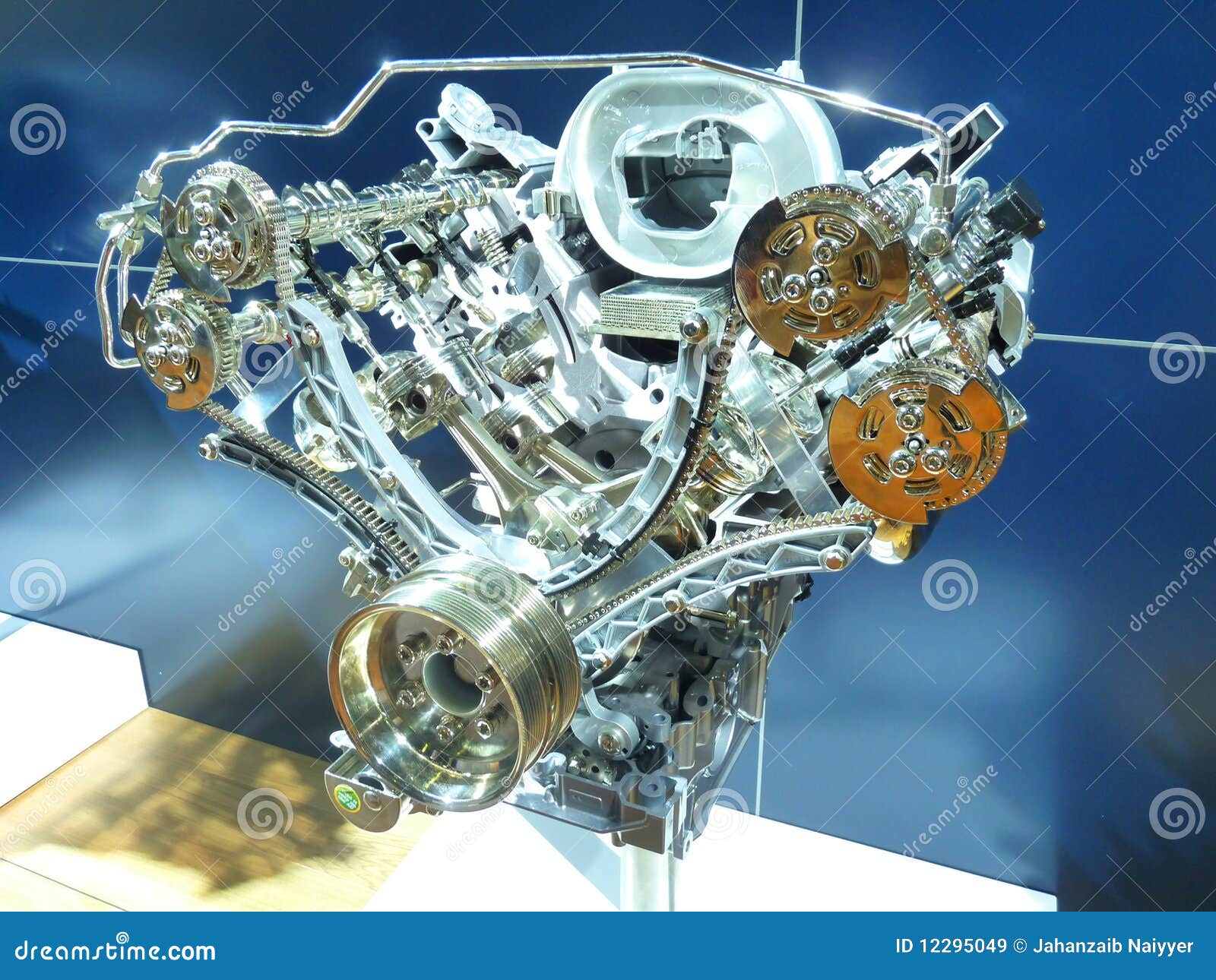 Brand New Engine stock image. Image of diesel, metal - 12295049