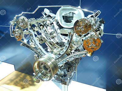 Brand New Engine stock image. Image of diesel, metal - 12295049