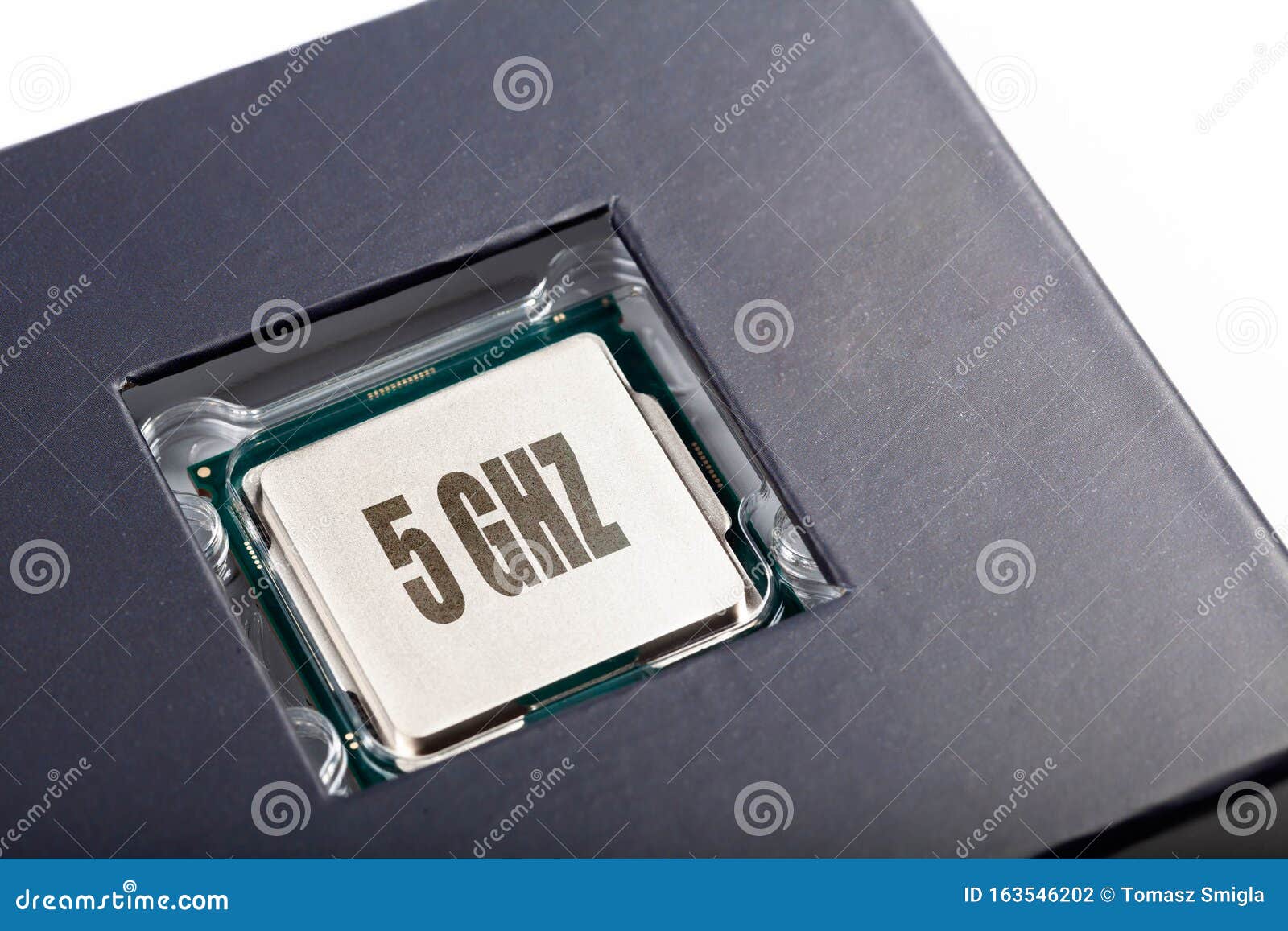 Brand New Modern No Name Silver Cpu 5 Ghz Processor Die, Chip Plastic ...