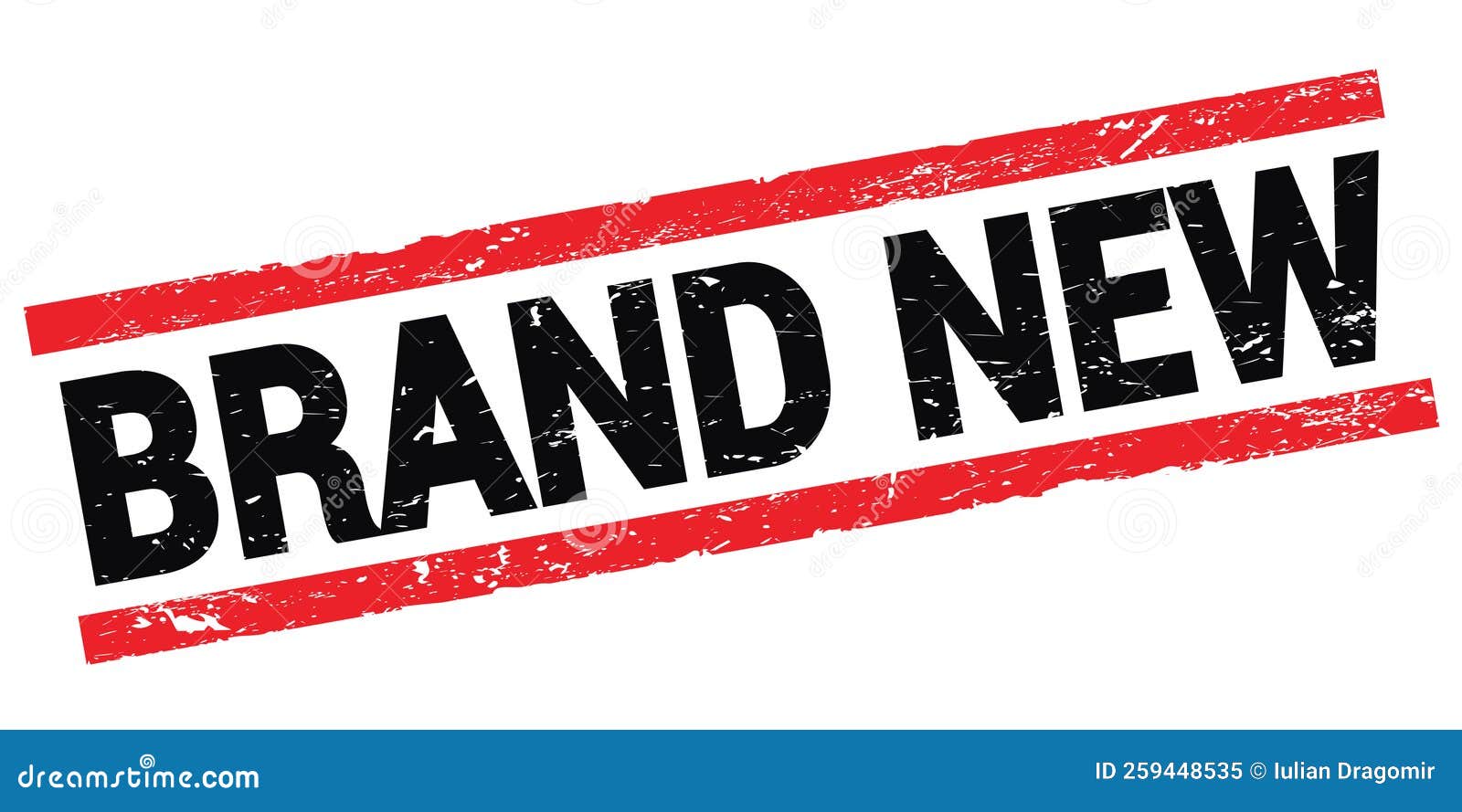 BRAND NEW Text on Black-red Rectangle Stamp Sign Stock Illustration ...