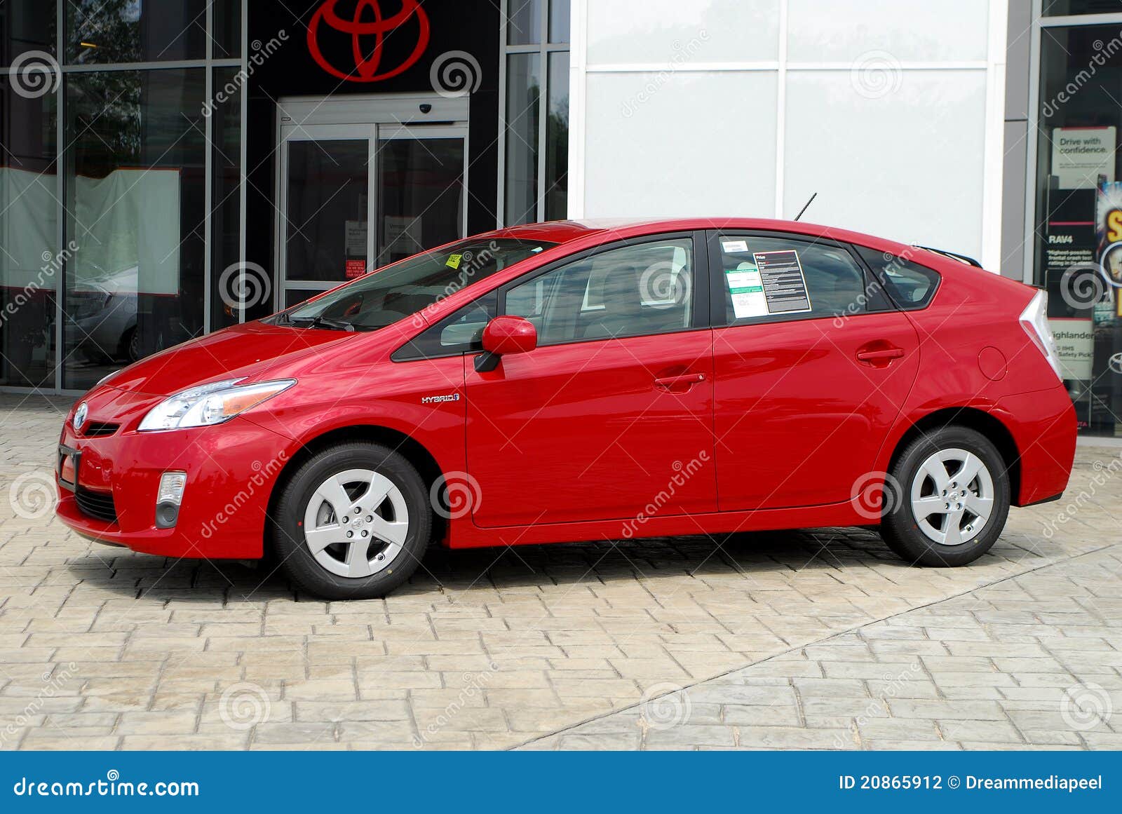 Brand New Toyota Prius editorial photography. Image of dealership ...