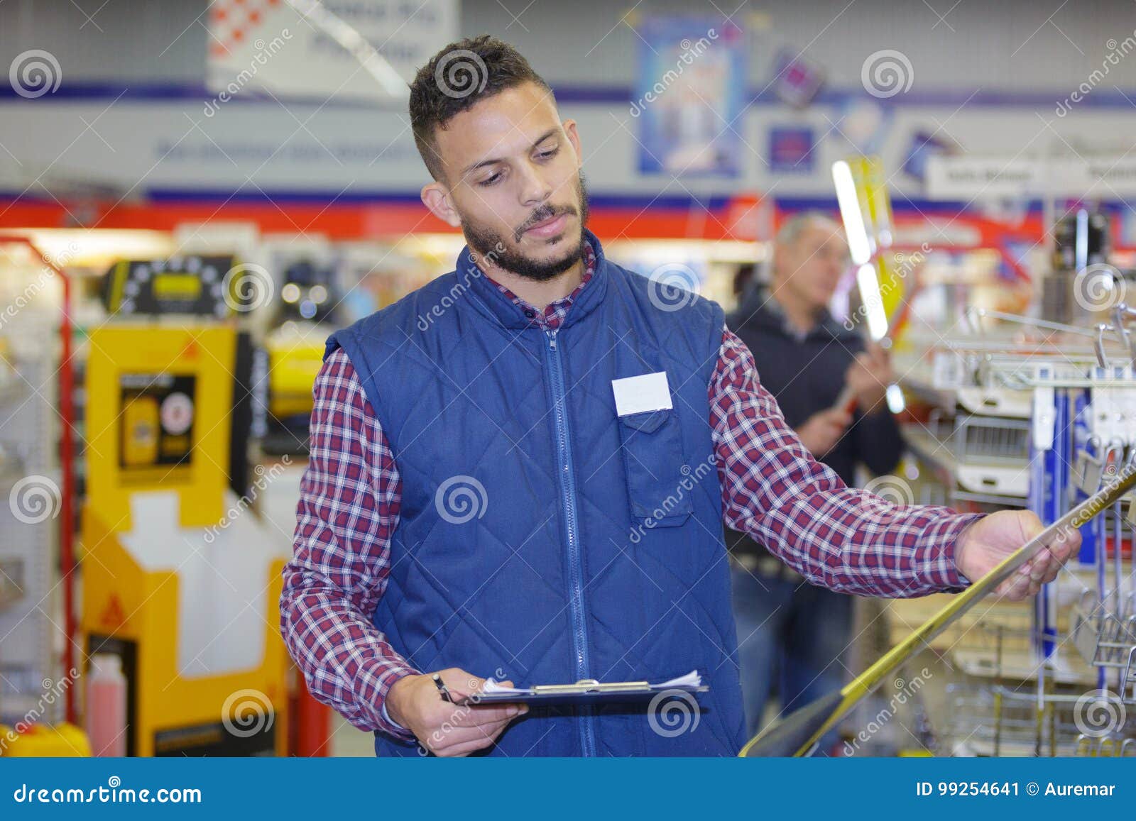 Brand Quality Representative Inspecting Product Stock Image - Image of ...