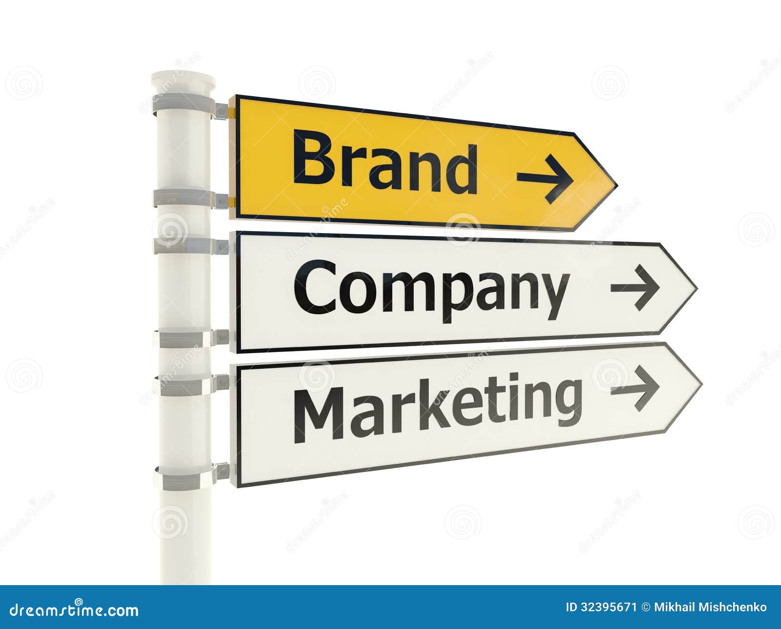 Brand road sign stock illustration. Illustration of brand - 32395671