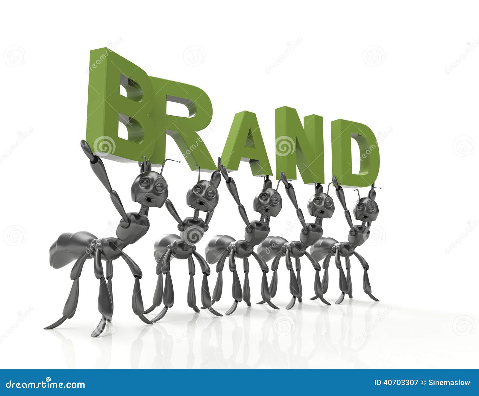 Brand Team stock illustration. Illustration of cooperation - 40703307