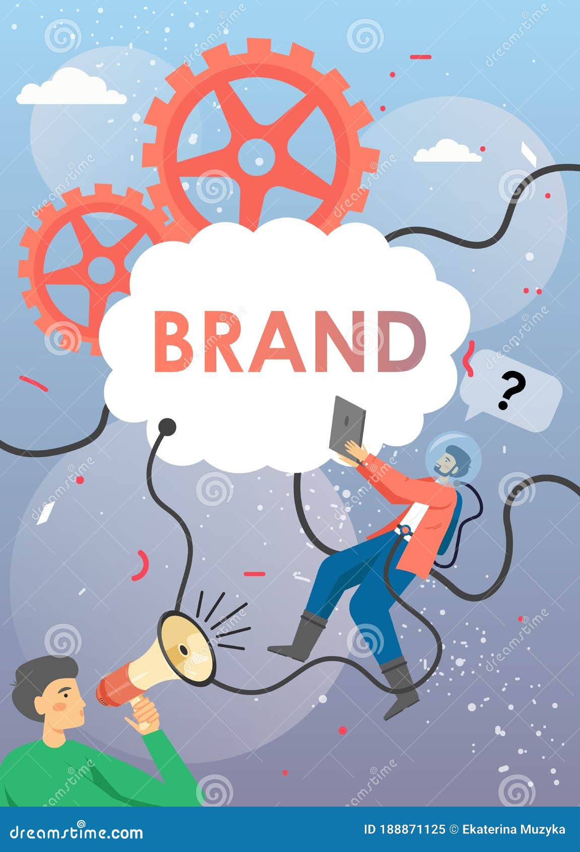 Brand Test Process Vector Poster Banner Template Stock Vector ...