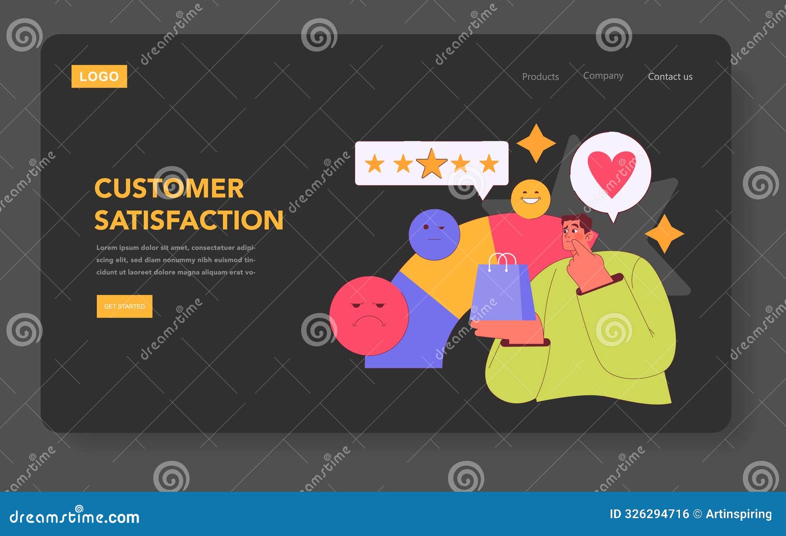 Brand Trust. Flat Vector Illustration Stock Vector - Illustration of ...