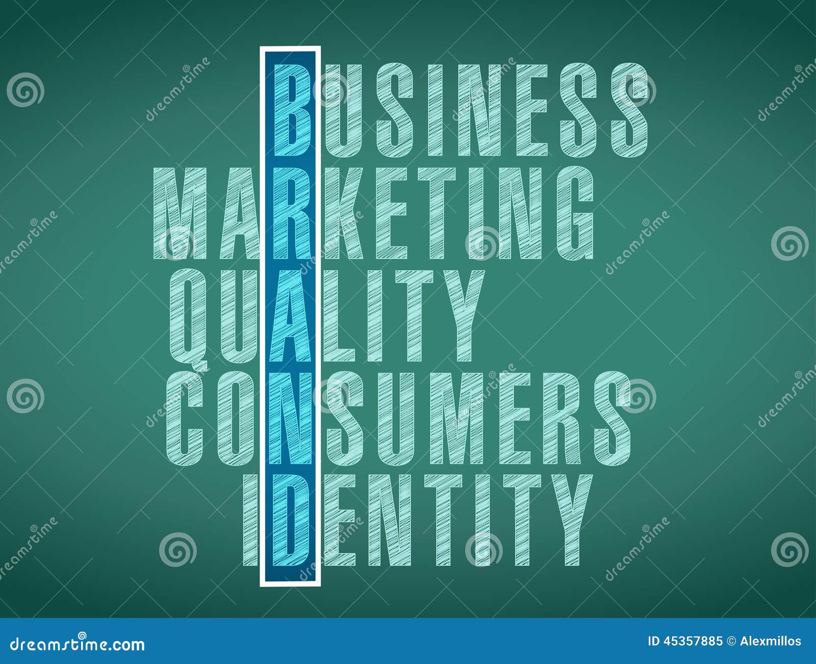 Brand Word Selection Illustration Stock Illustration - Illustration of ...