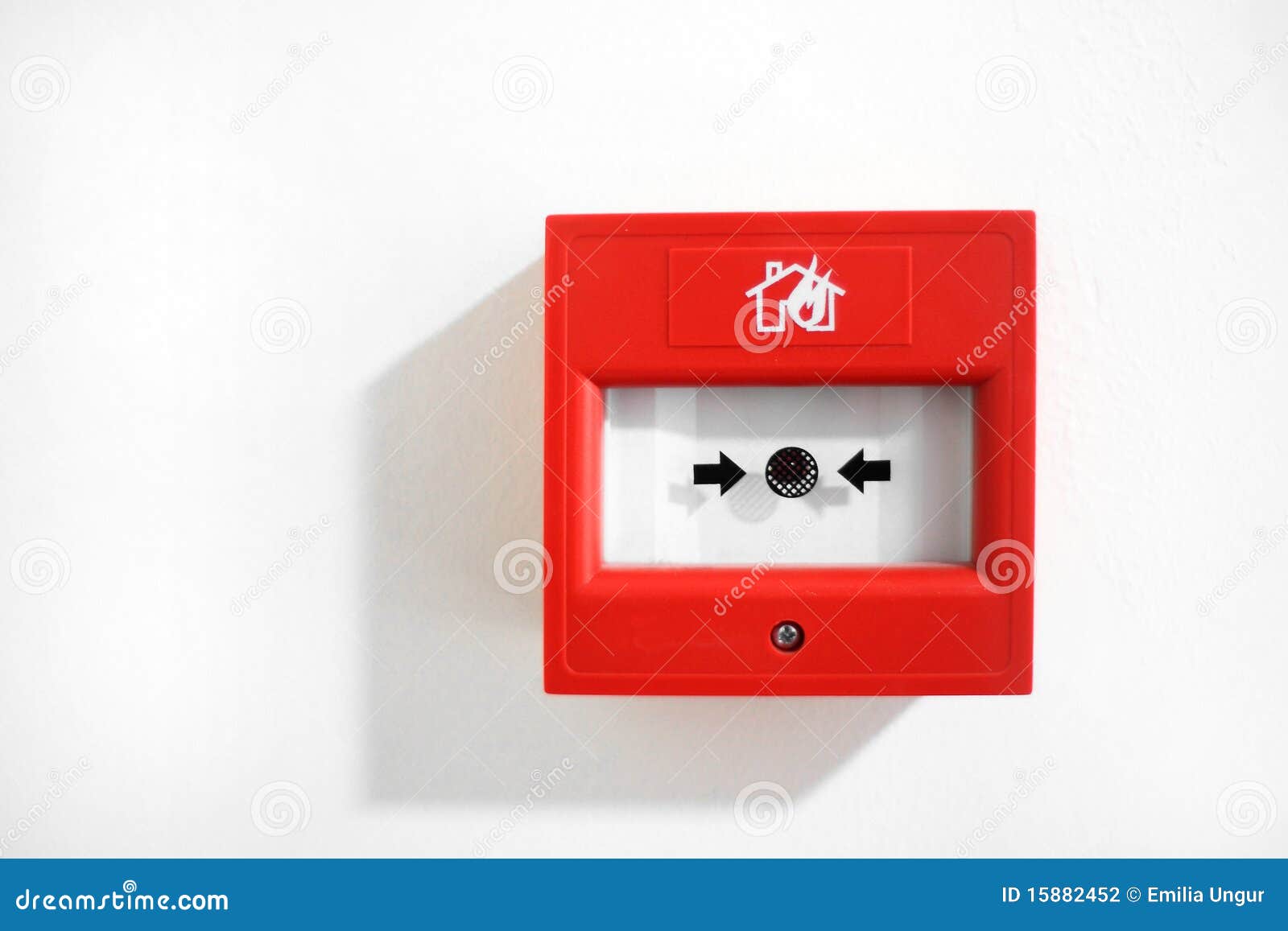 Brandalarm stock foto. Image of glas, gevaar, brand, risico - 15882452