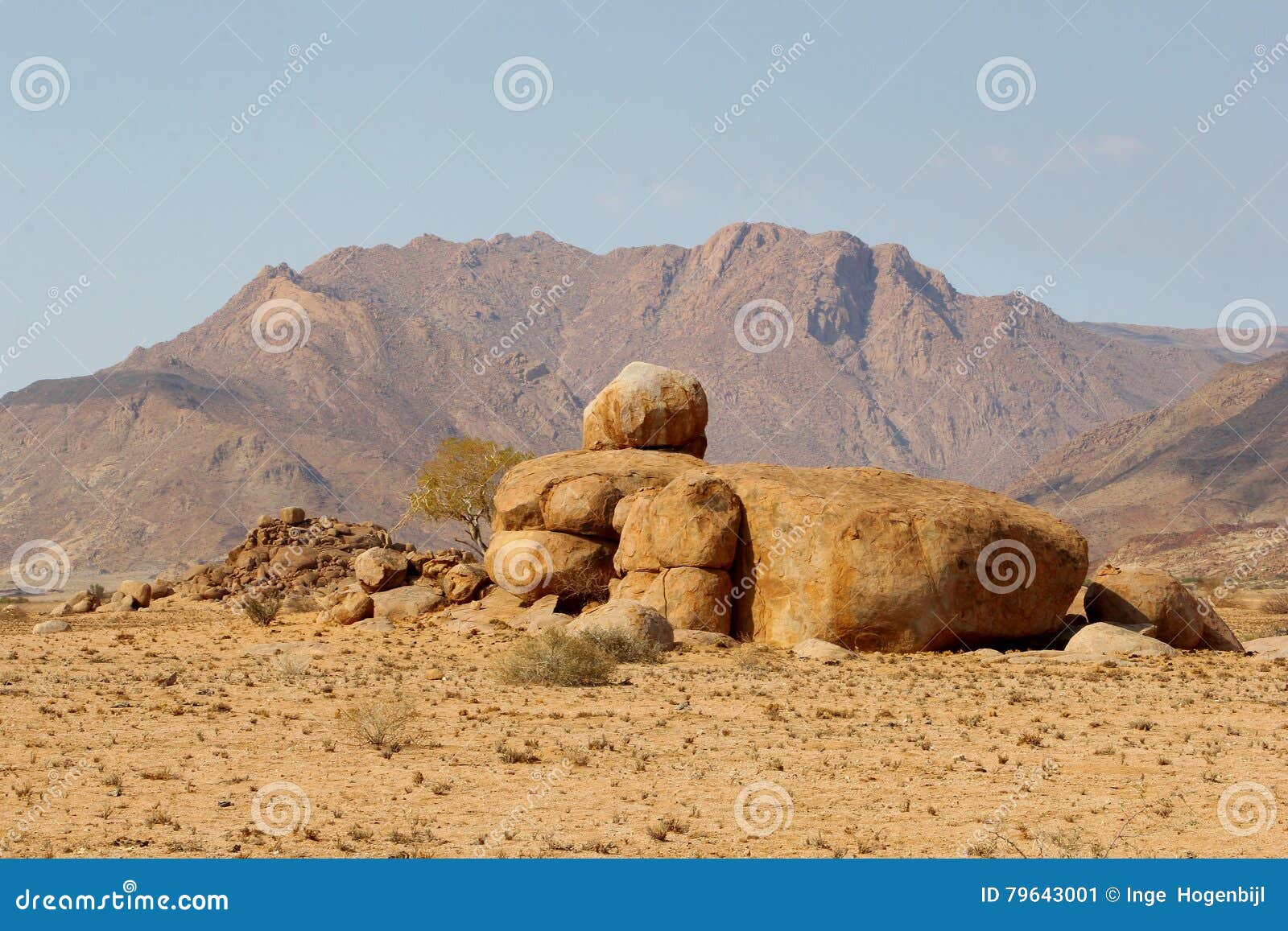 Brandberg, the Highest Mountain of Namibia, Damaraland Stock Image ...