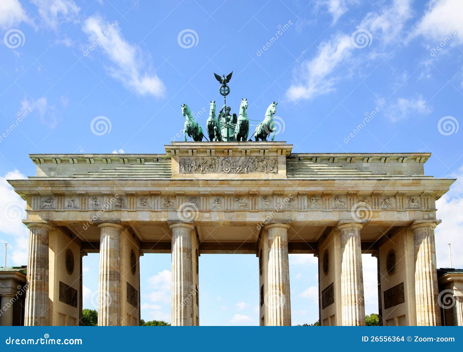 Brandenburg gate stock photo. Image of german, traditional - 26556364
