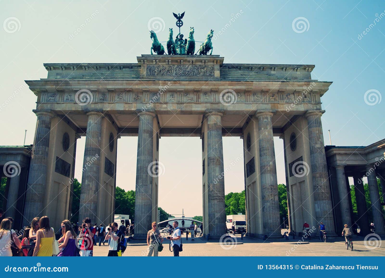 Brandenburg Gate, One Of The Best-known Landmarks Of Germany, Iconic ...