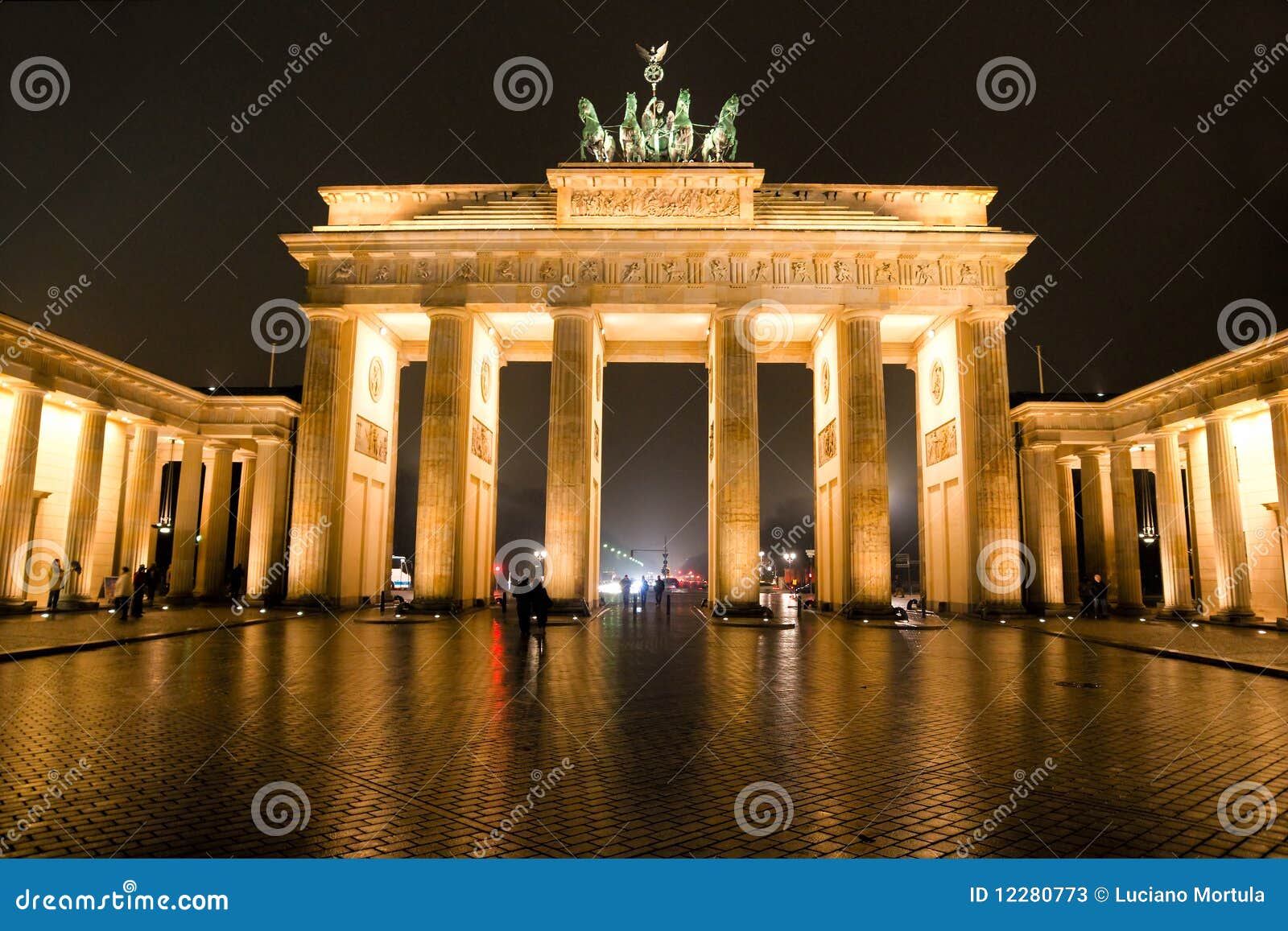 Brandenburg Gate, Berlin, Germany. Stock Image - Image of gate, germany ...