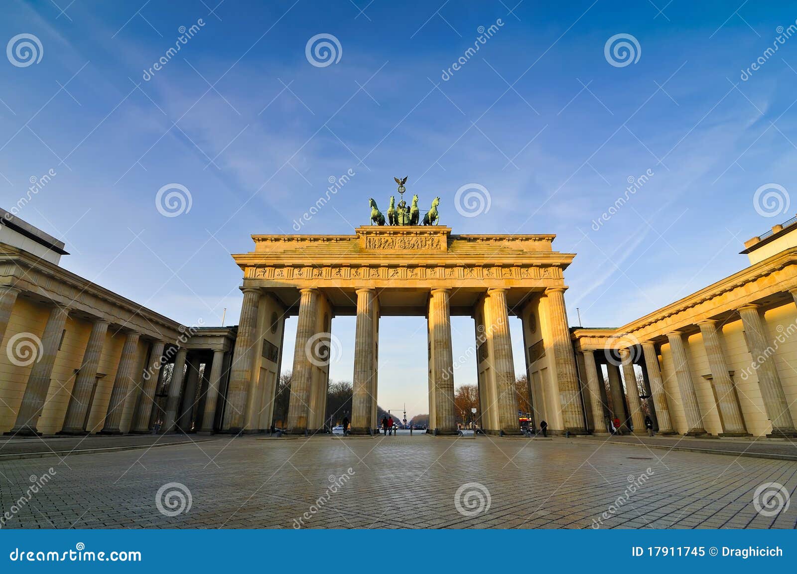 Brandenburg Gate in Berlin, Germany Stock Image - Image of pariser ...