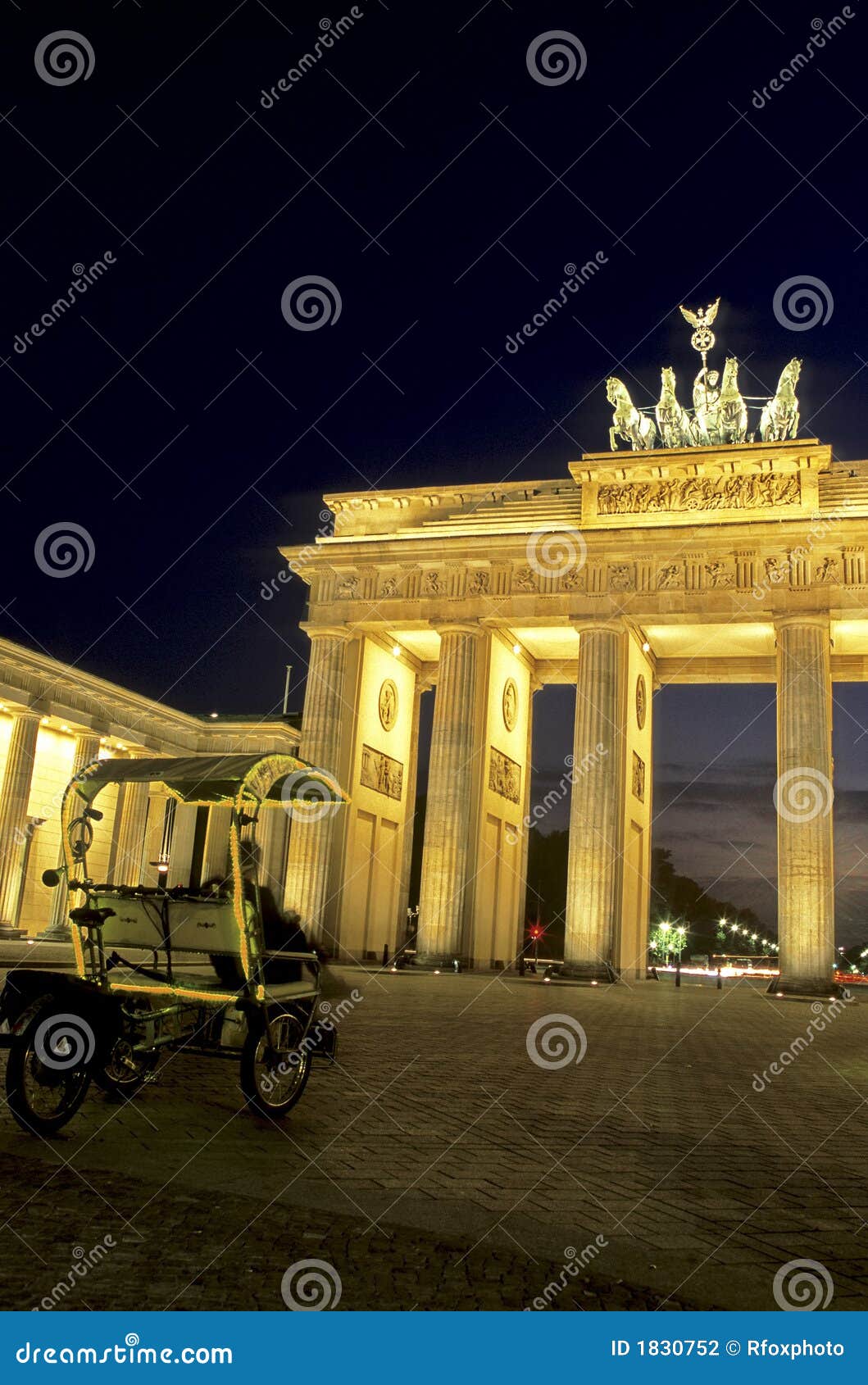Brandenburg Gate- Berlin, Germany Stock Photo - Image of colour ...